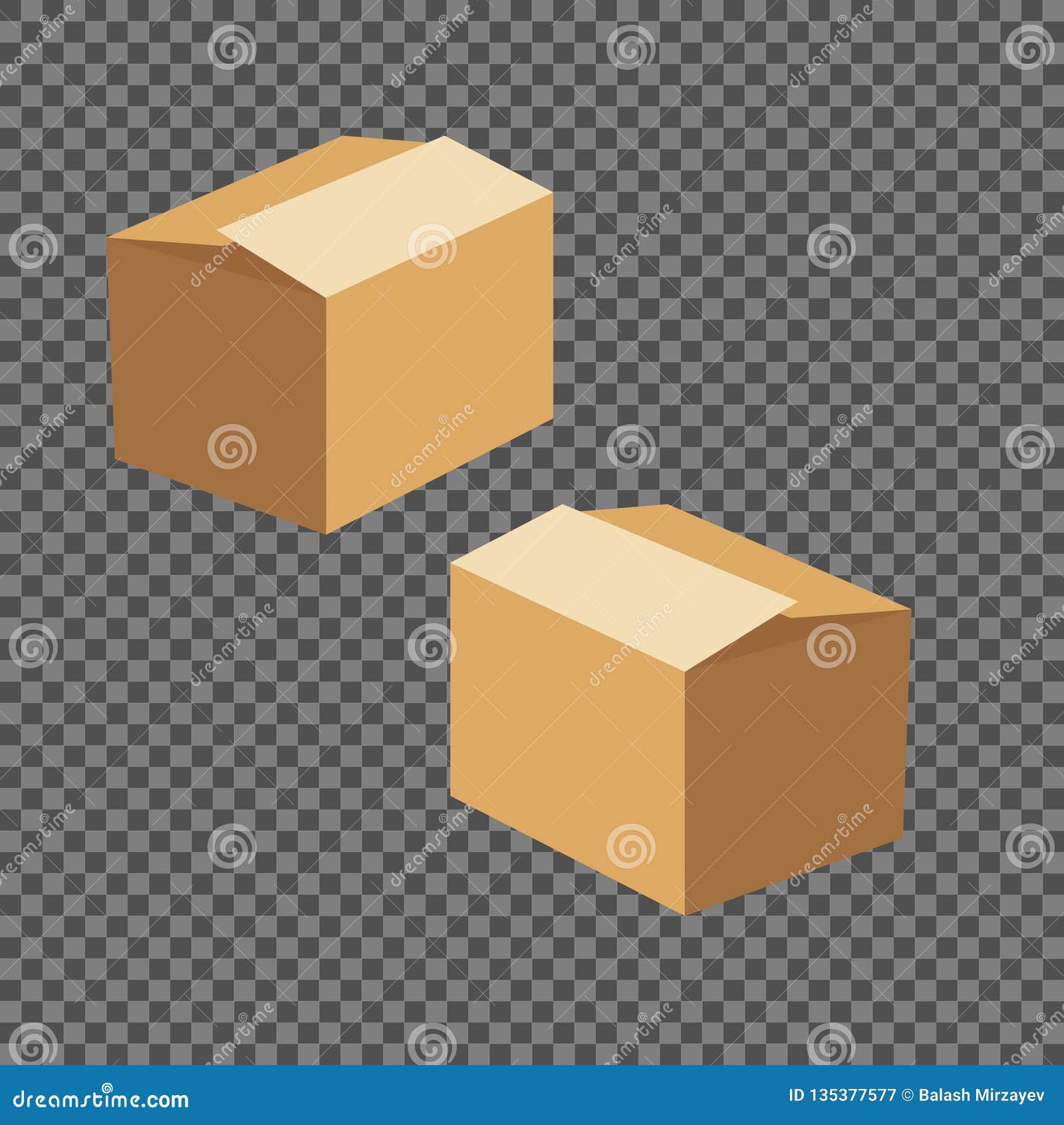 Square Box Vector Templates Set Stock Vector - Illustration of graphic ...