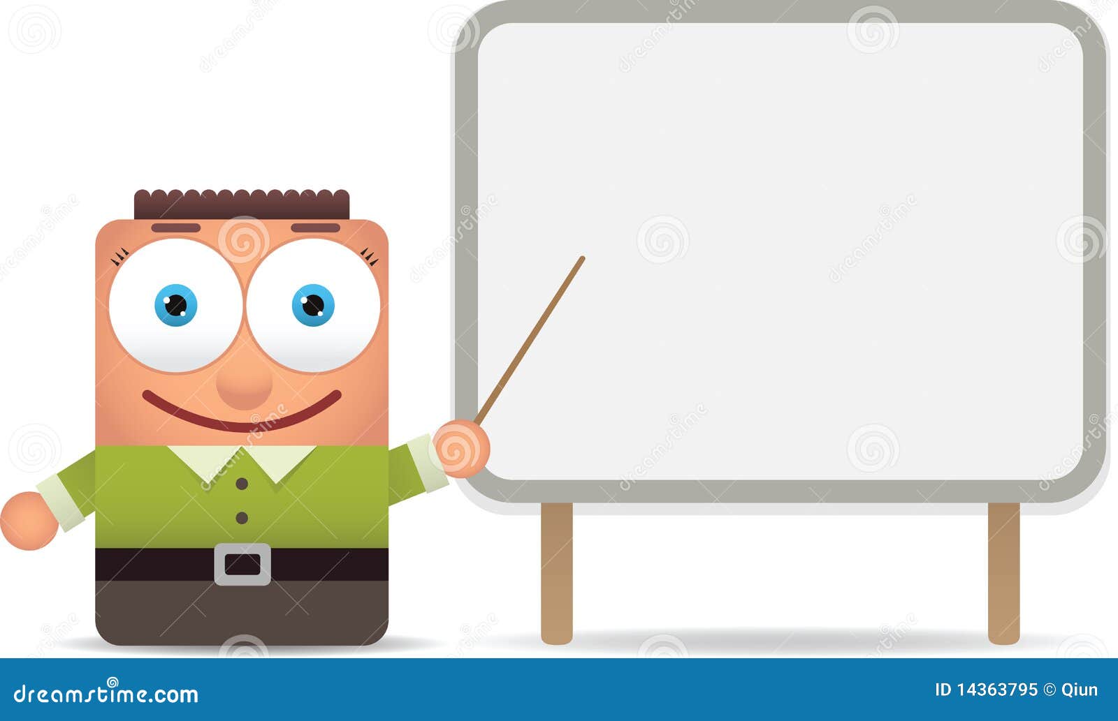 Square boy presentation stock vector. Illustration of child - 14363795