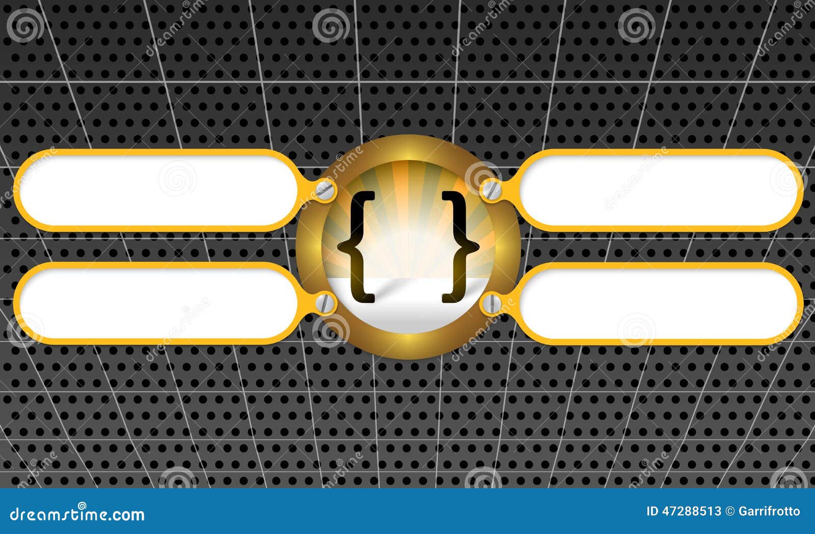 Square brackets stock illustration. Illustration of frame - 47288513