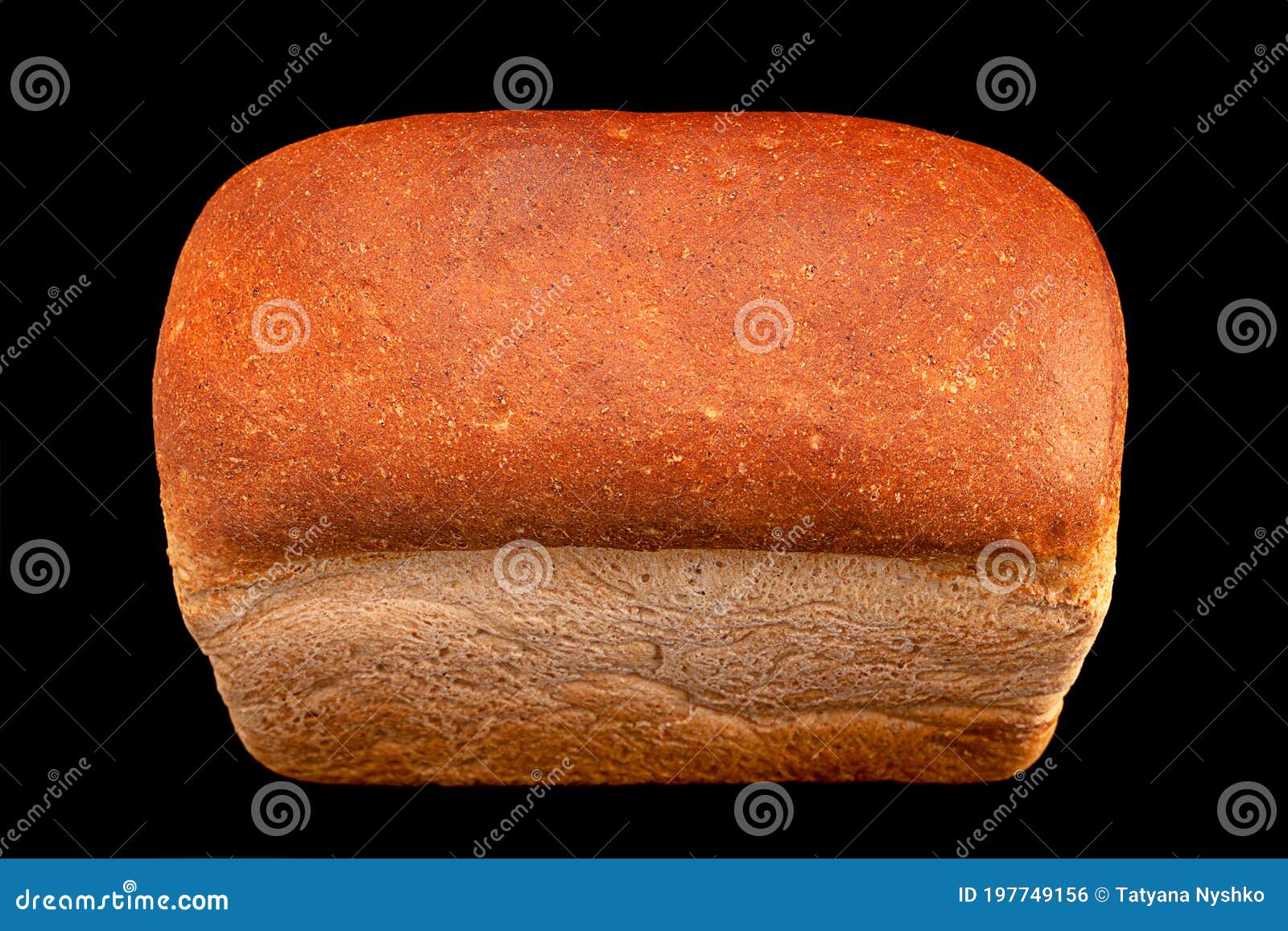 Square bread loaf stock photo. Image of snack, wheat - 197749156
