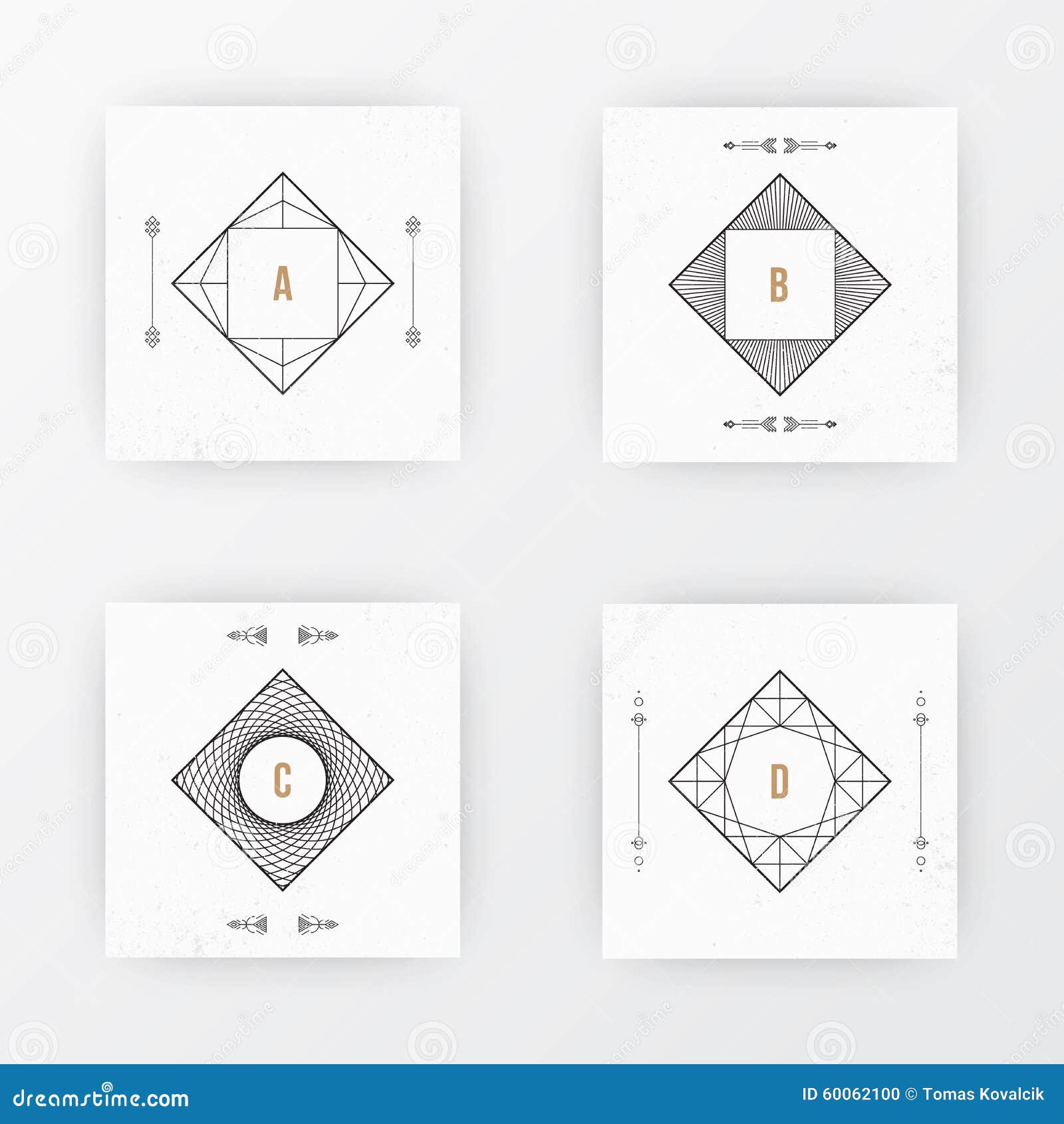 Square Brochure Template Design Stock Vector - Illustration of abstract ...
