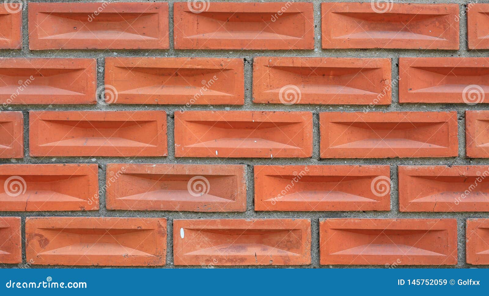 Square Brown Brick Tile Background Stock Image - Image of industrial ...