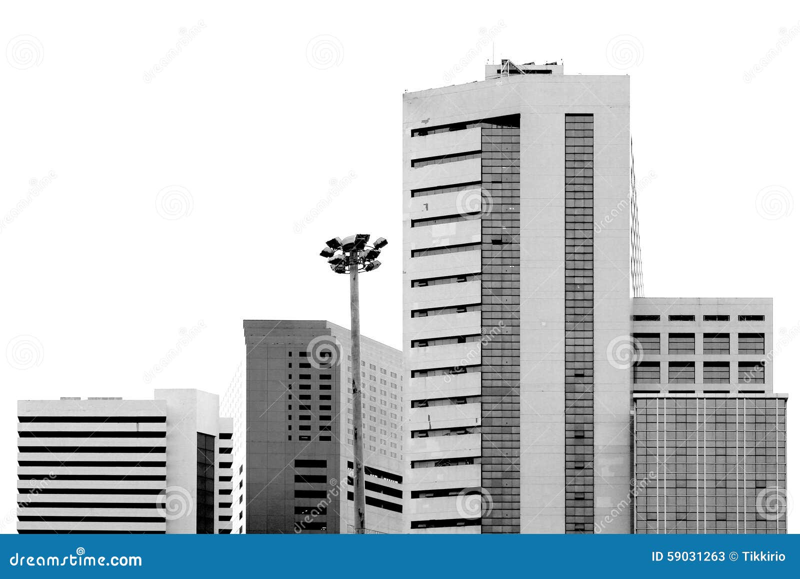 Square Building in Capital City Stock Image - Image of high, downtown ...