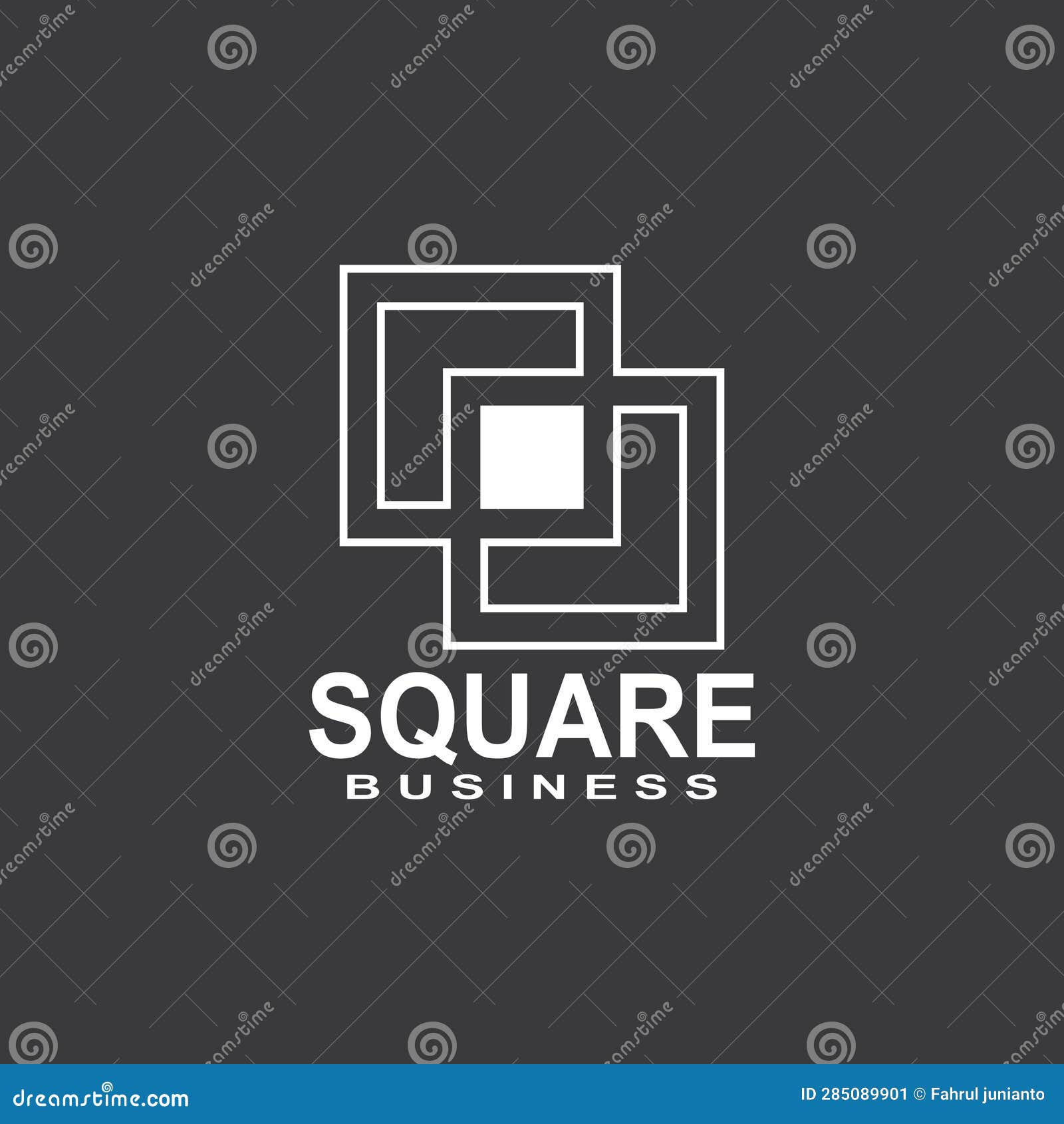 Square Business Icon and Symbol Template Stock Illustration ...
