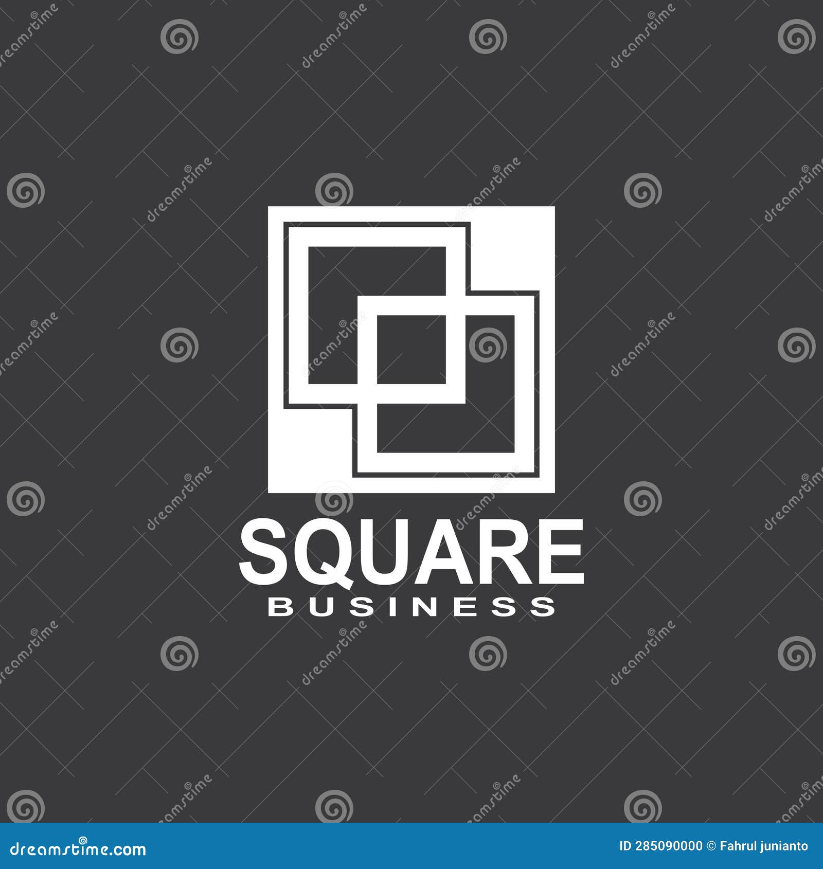 Square Business Icon and Symbol Template Stock Illustration ...