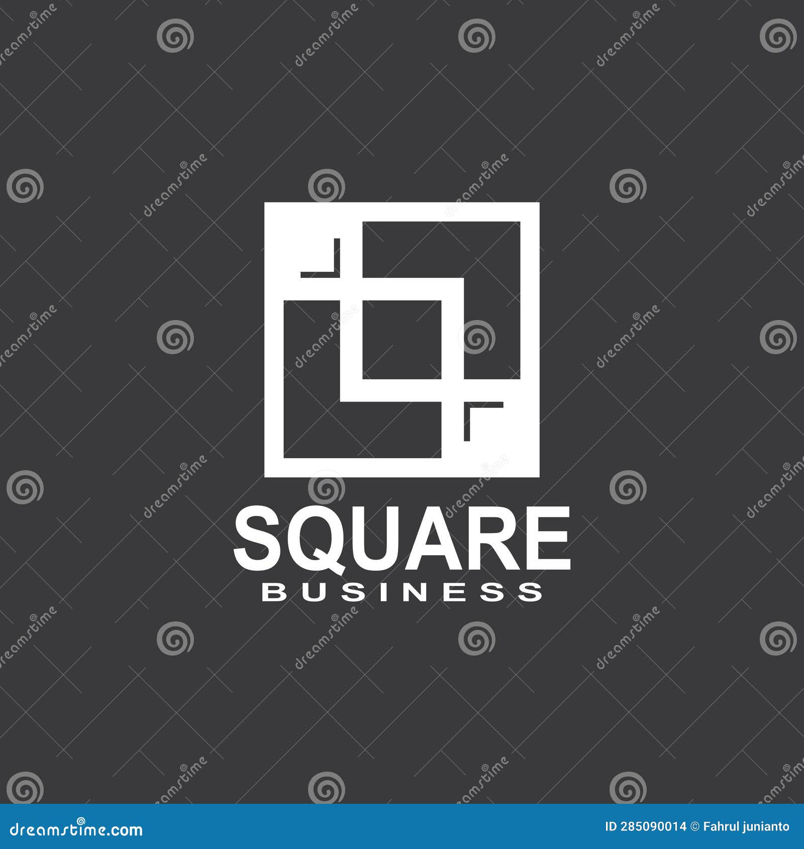 Square Business Icon and Symbol Template Stock Illustration ...
