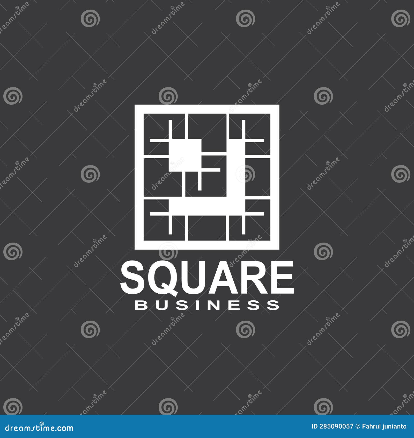 Square Business Icon and Symbol Template Stock Illustration ...