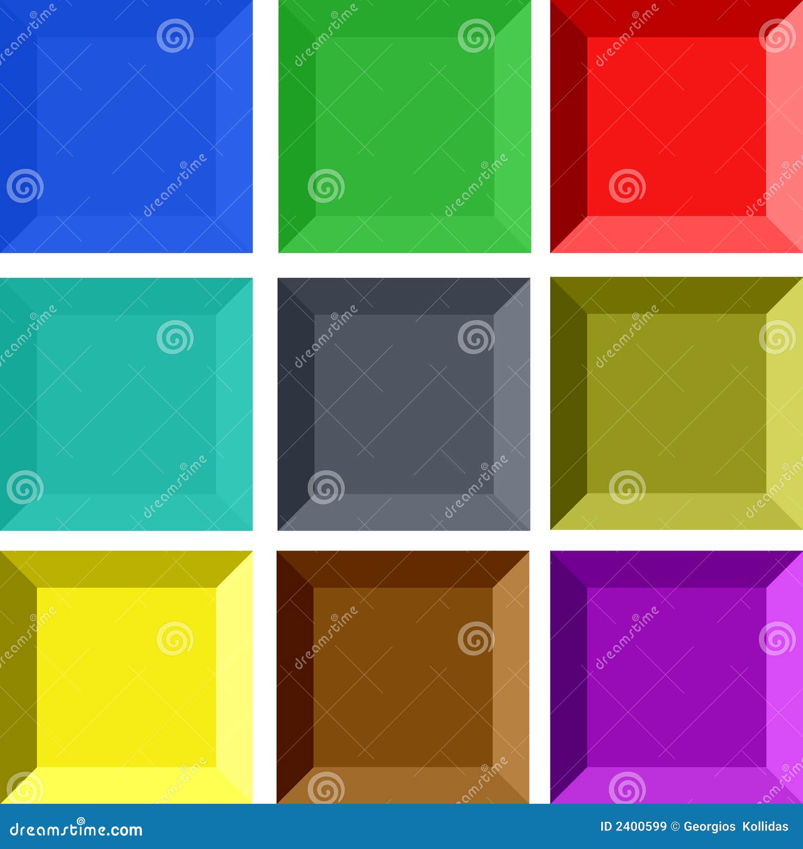 Square buttons stock illustration. Illustration of group - 2400599