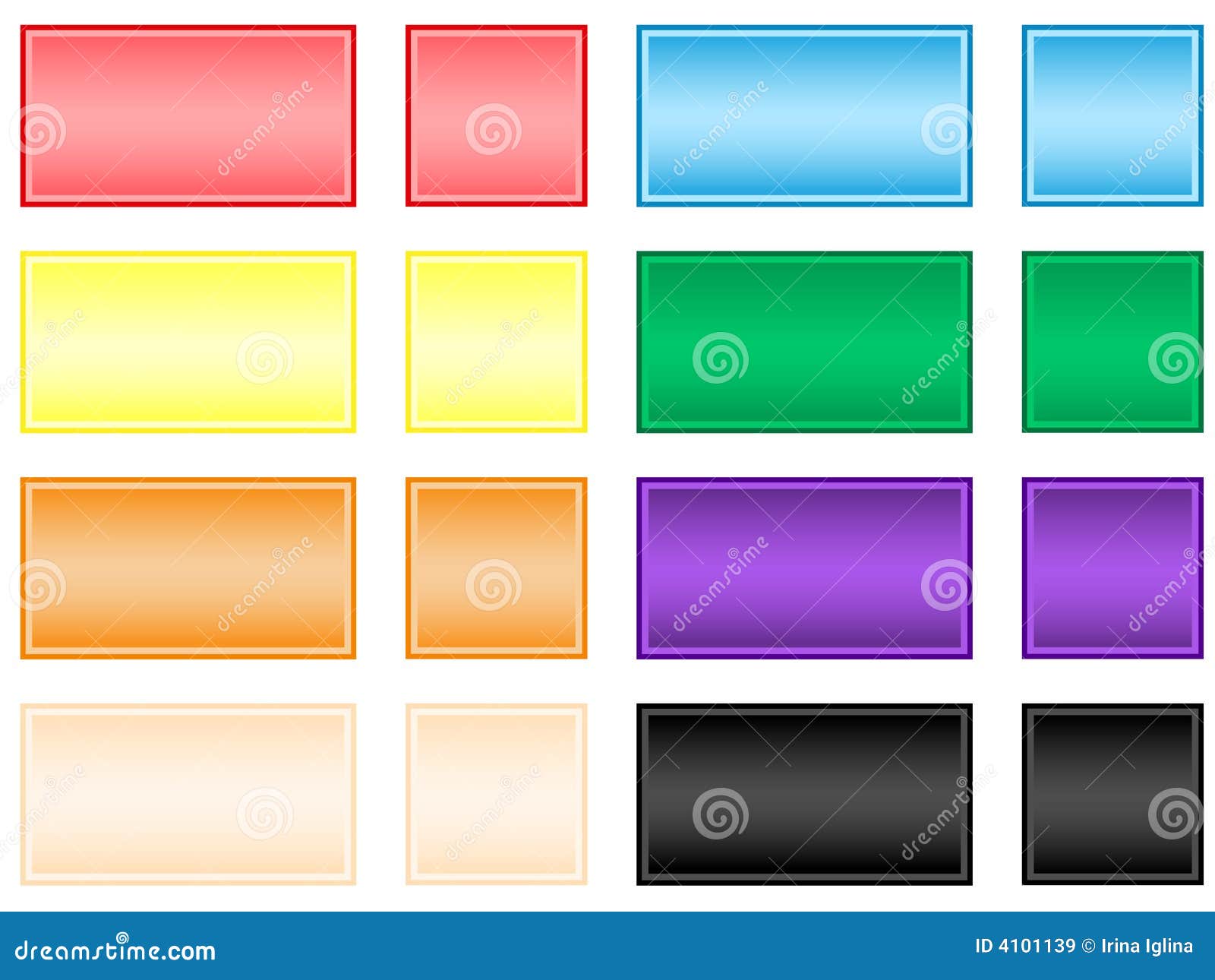 Square buttons stock vector. Illustration of graphic, icon - 4101139