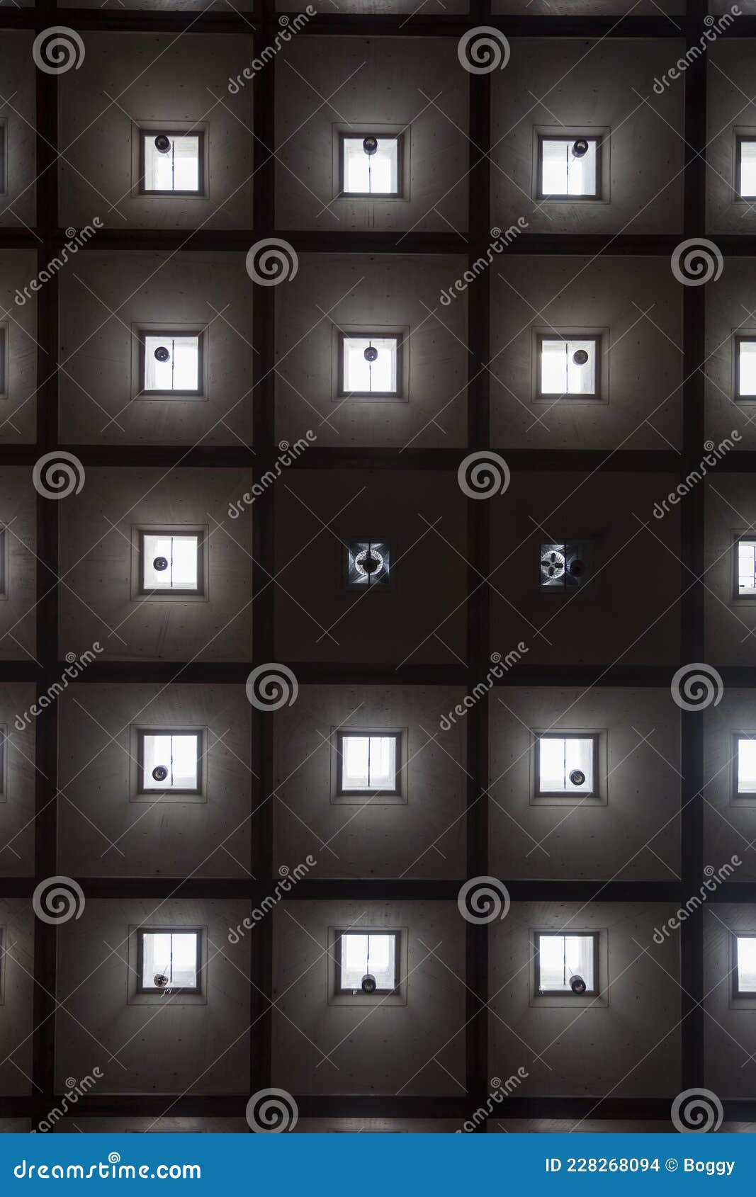 Square cell cellar stock photo. Image of cellular, perspective - 228268094