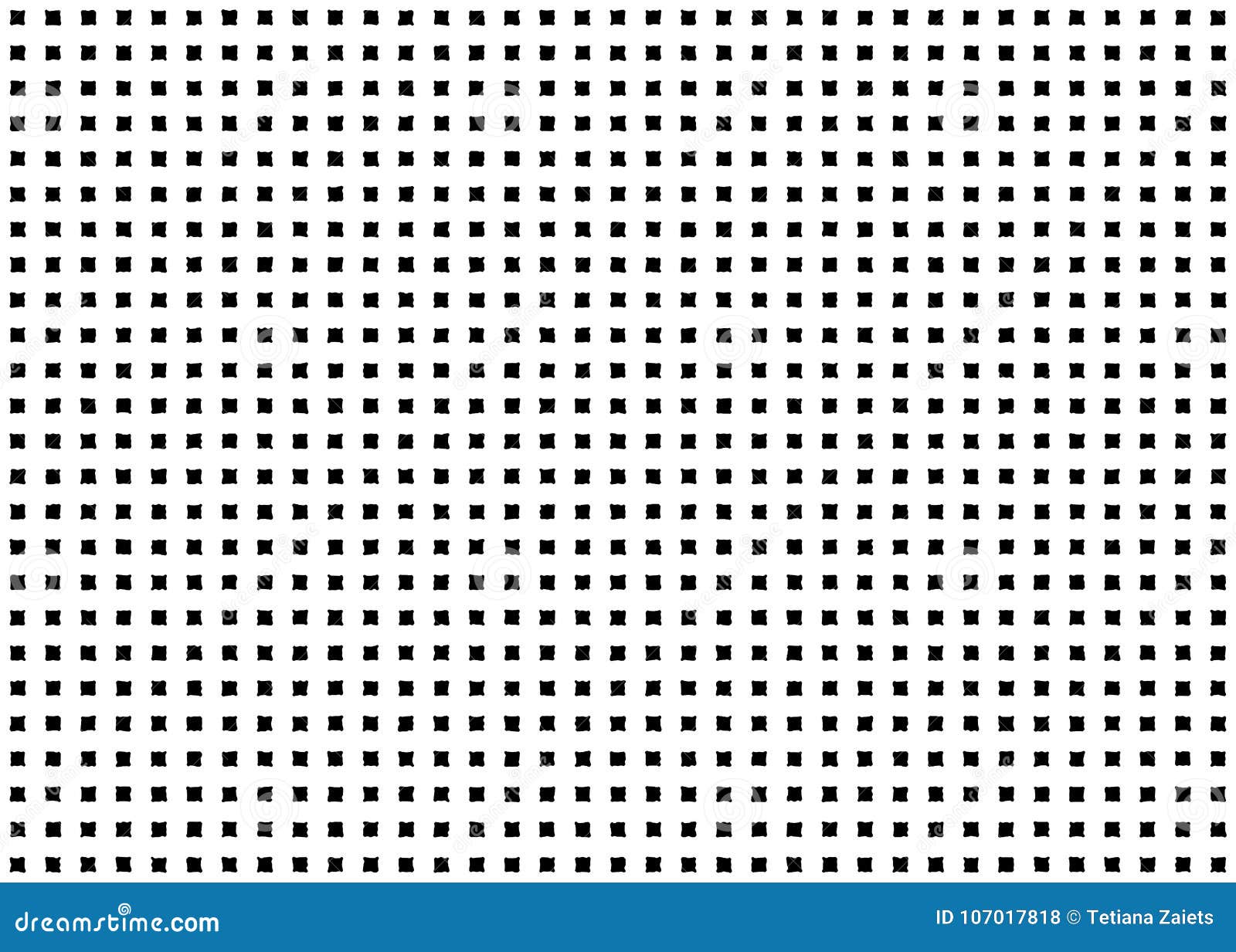 Square Checkered Seamless Pattern. Quadratic Geometric Shape Grunge Dot ...