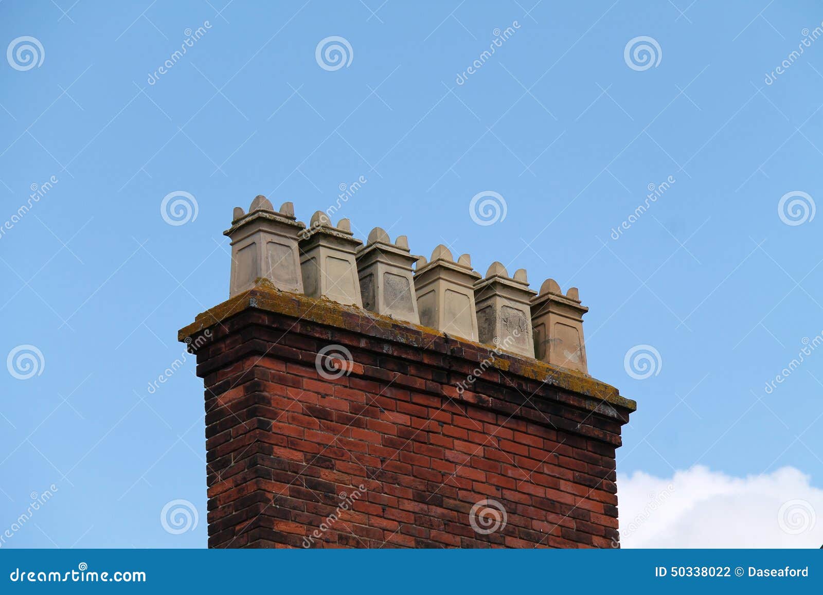 Square Chimneys. stock photo. Image of vintage, victorian - 50338022