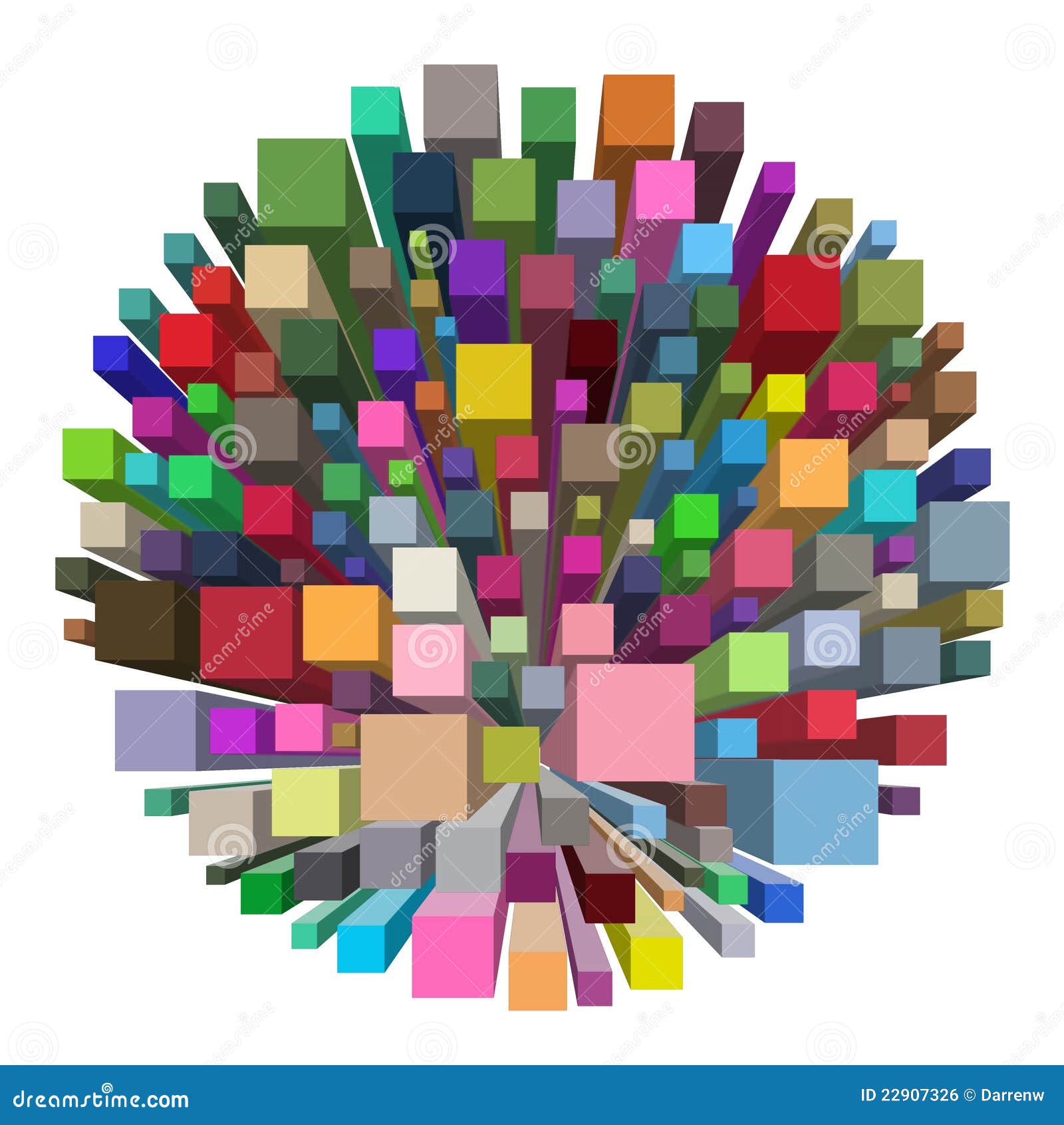 Square Circle stock illustration. Illustration of illustrated - 22907326
