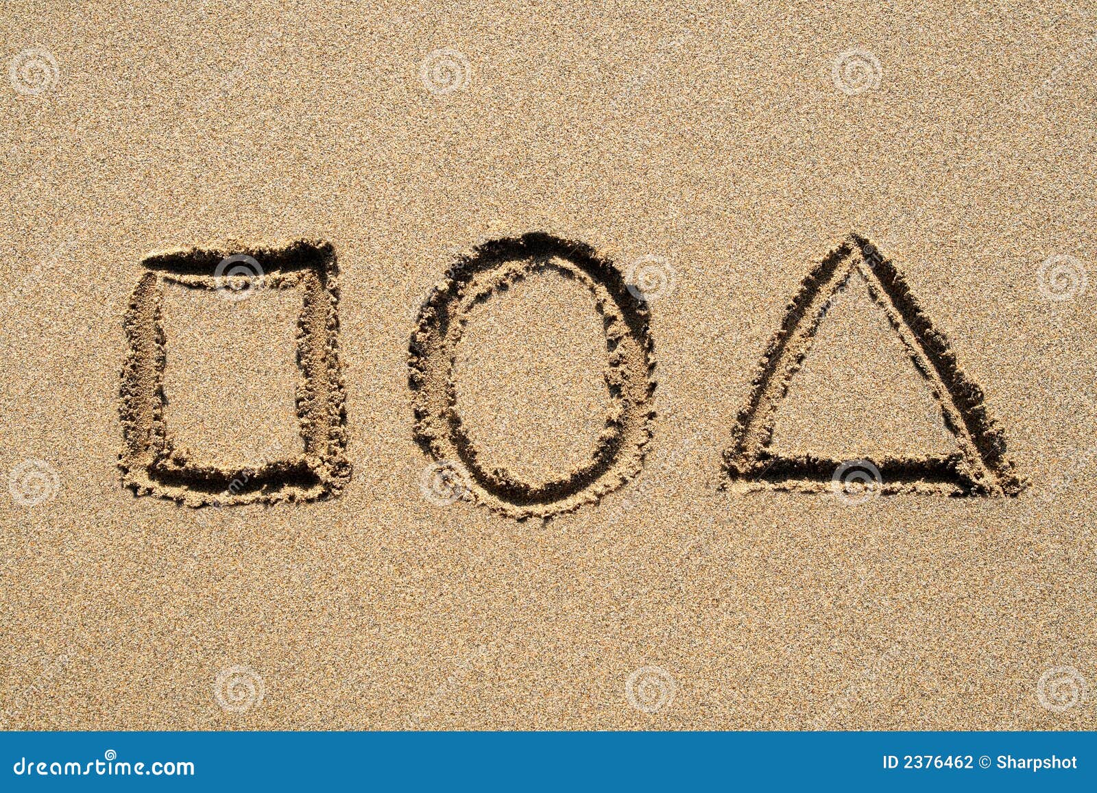 A Square, Circle and Triangle. Stock Photo - Image of circle, basic ...