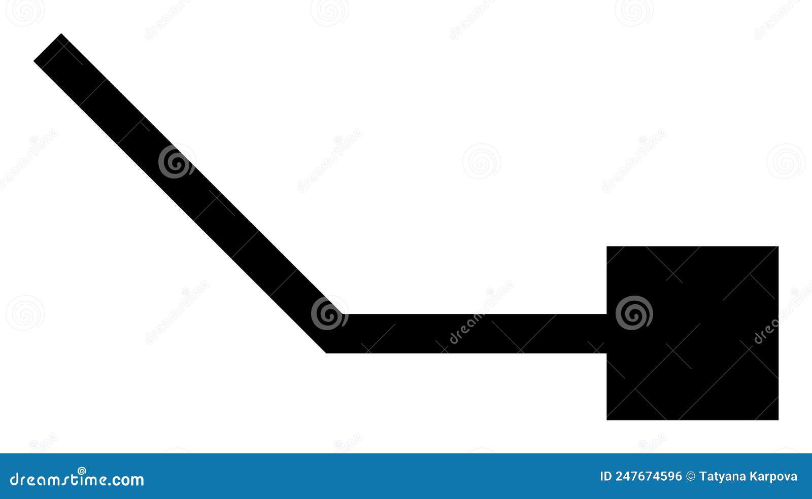 Square Circuit Link Raster Icon Flat Illustration Stock Illustration ...