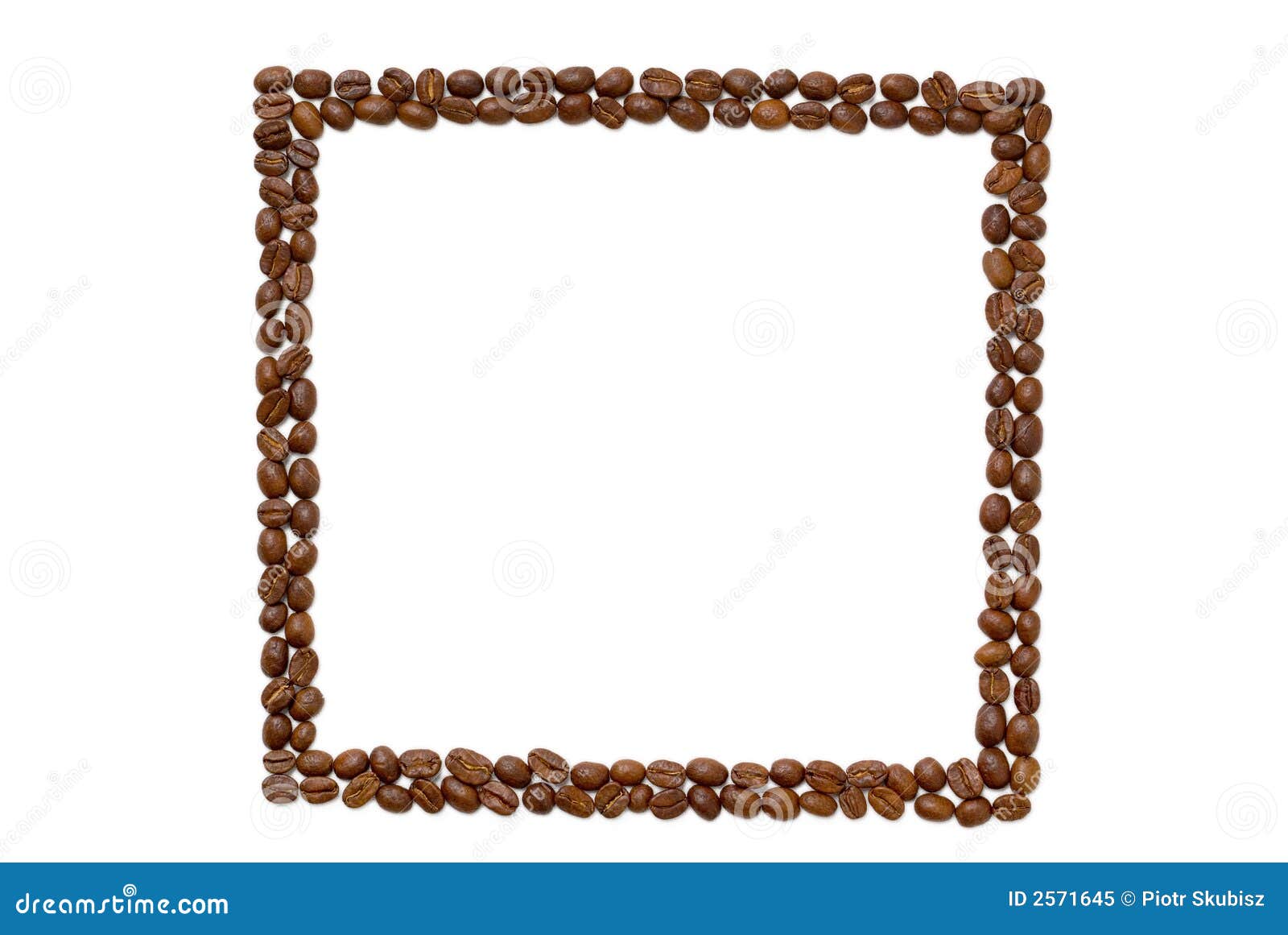 Square coffee frame. stock image. Image of framing, roasted - 2571645