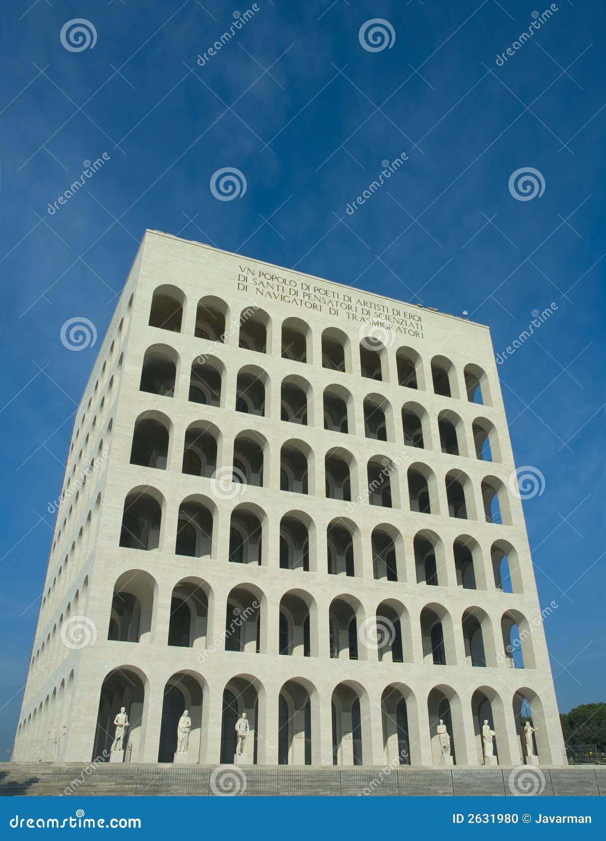 Square Coliseum in Eur, Rome Stock Photo - Image of build, italy: 2631980