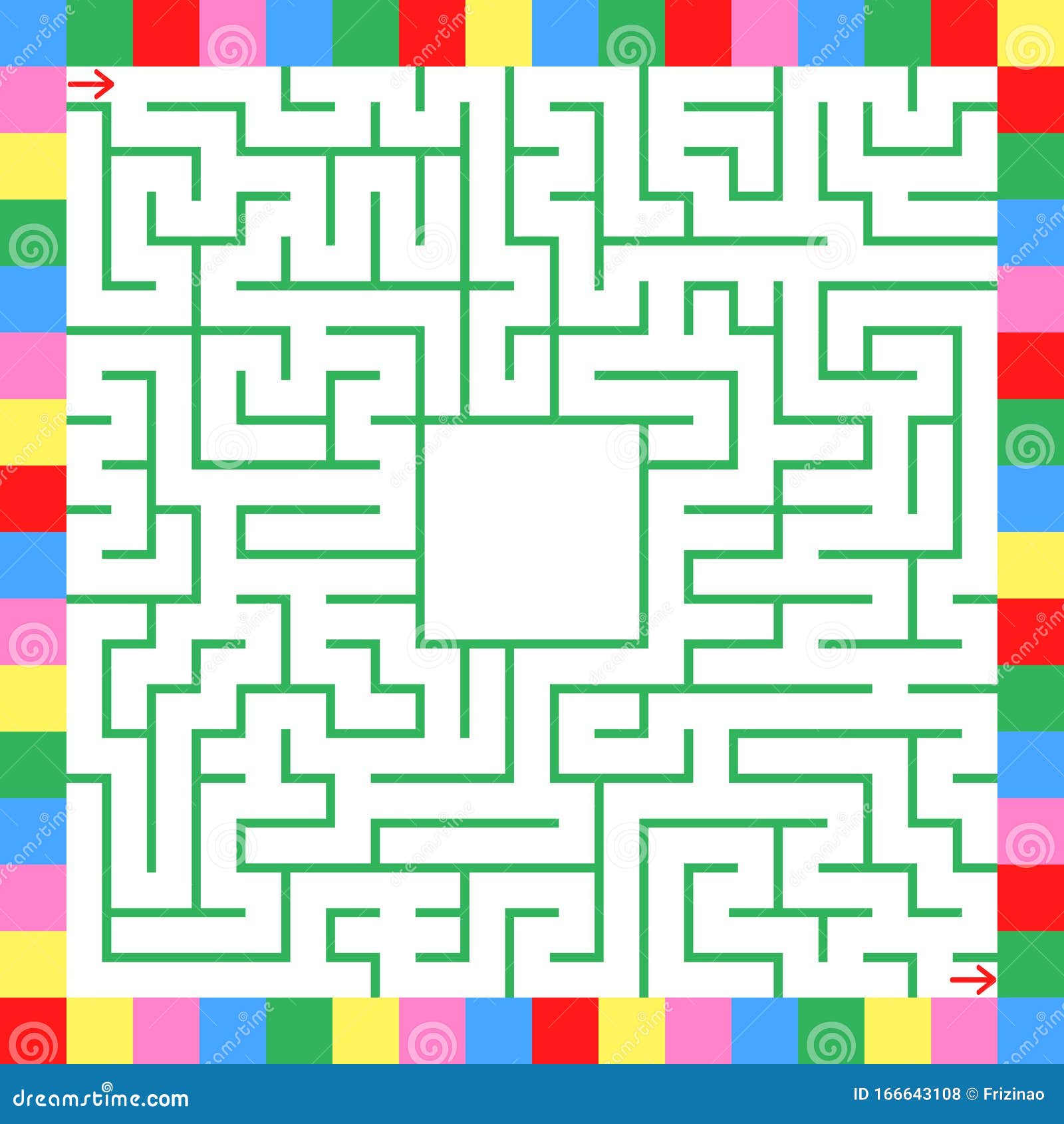 Color Labyrinth Cute Baby Octopus. Kids Worksheets. Activity Page. Game ...