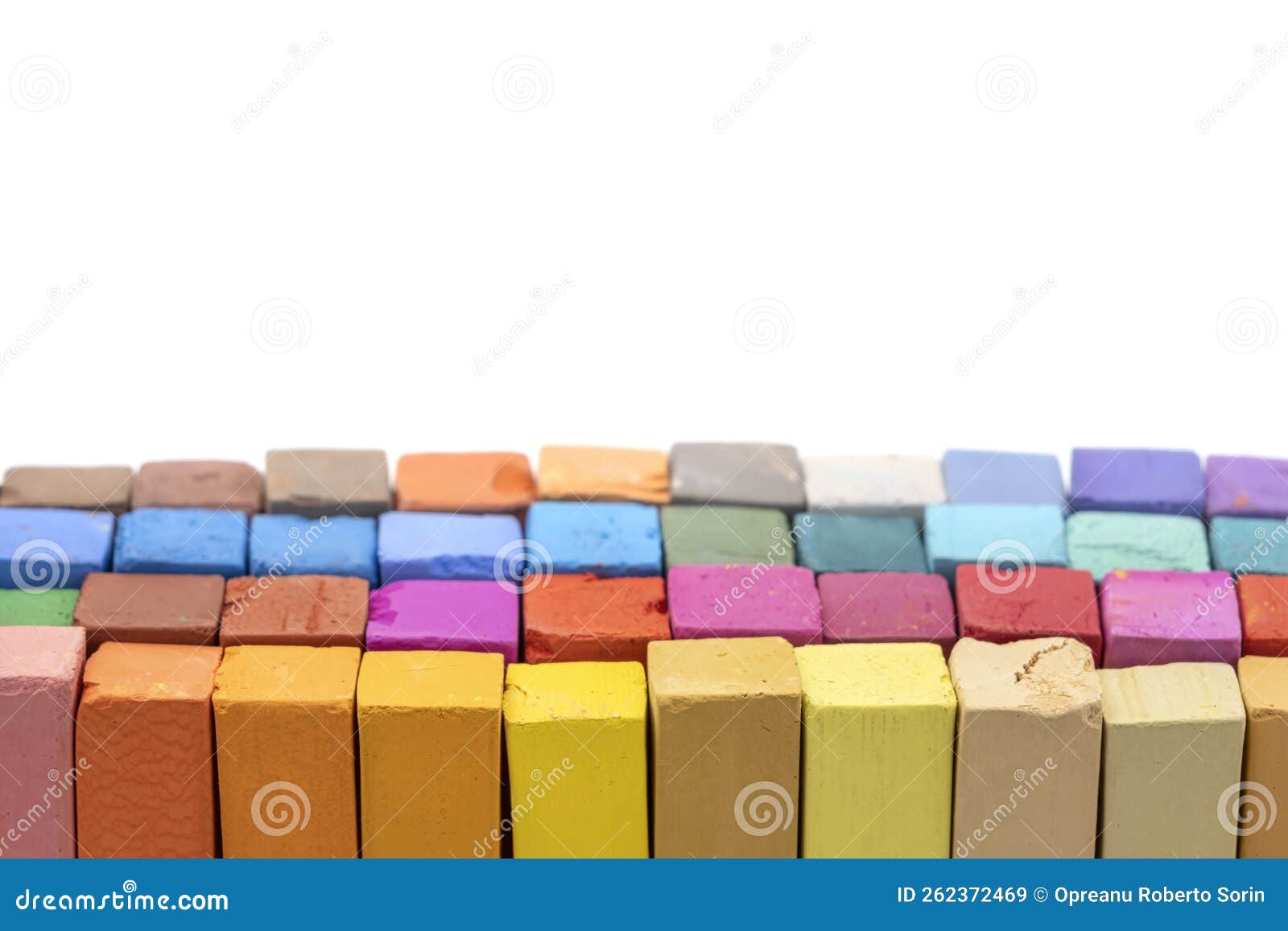 Square Colorful Pastel Chalks Stock Image - Image of modern, rainbow ...