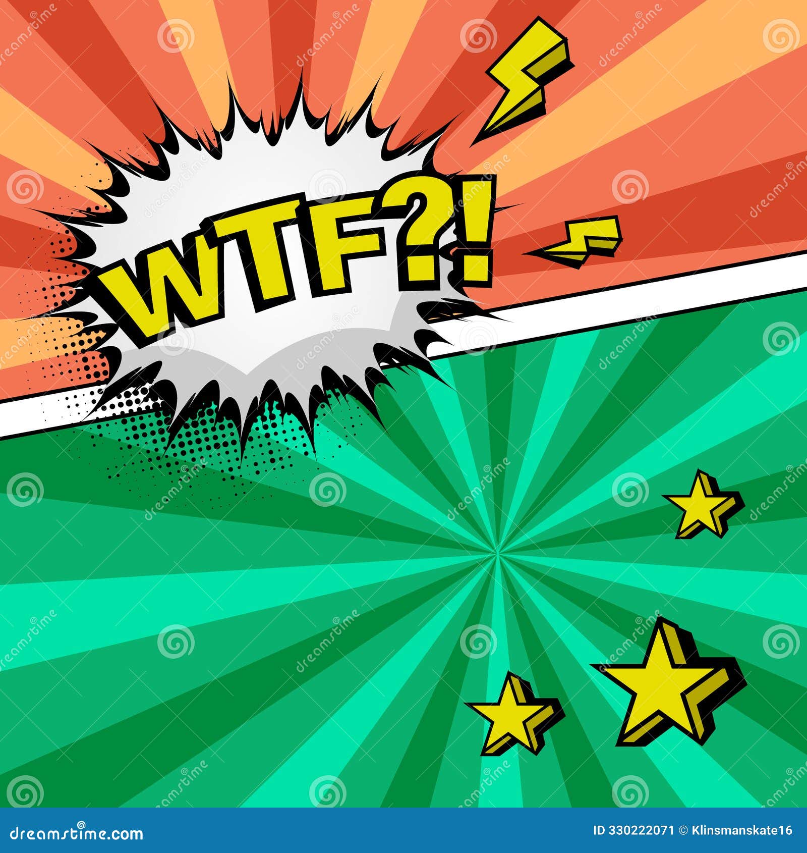 Square Comic Retro Pop Art Style Template Background Art Stock Vector ...