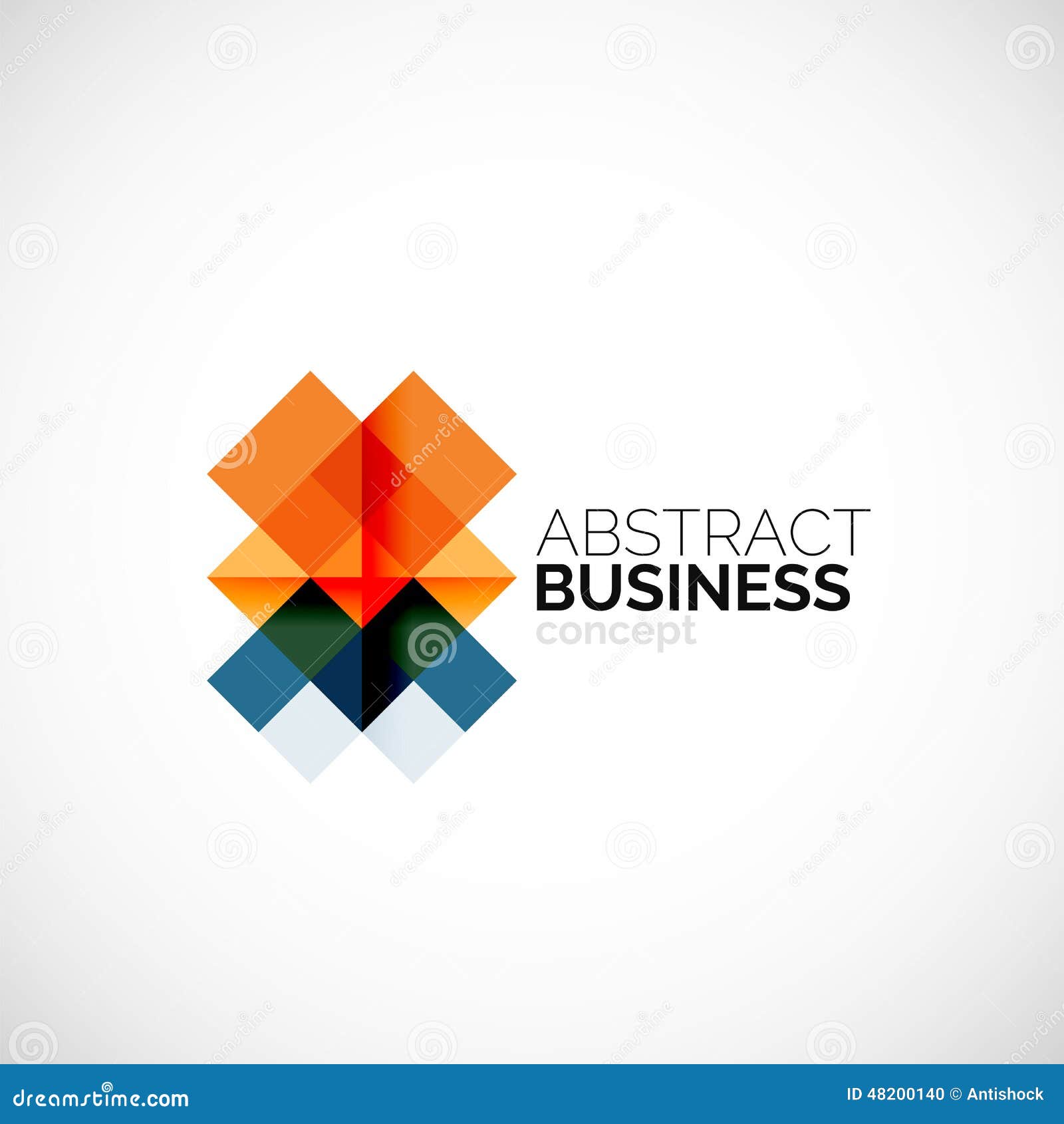 Square Concept, Company Logo Design Element Stock Vector - Illustration ...