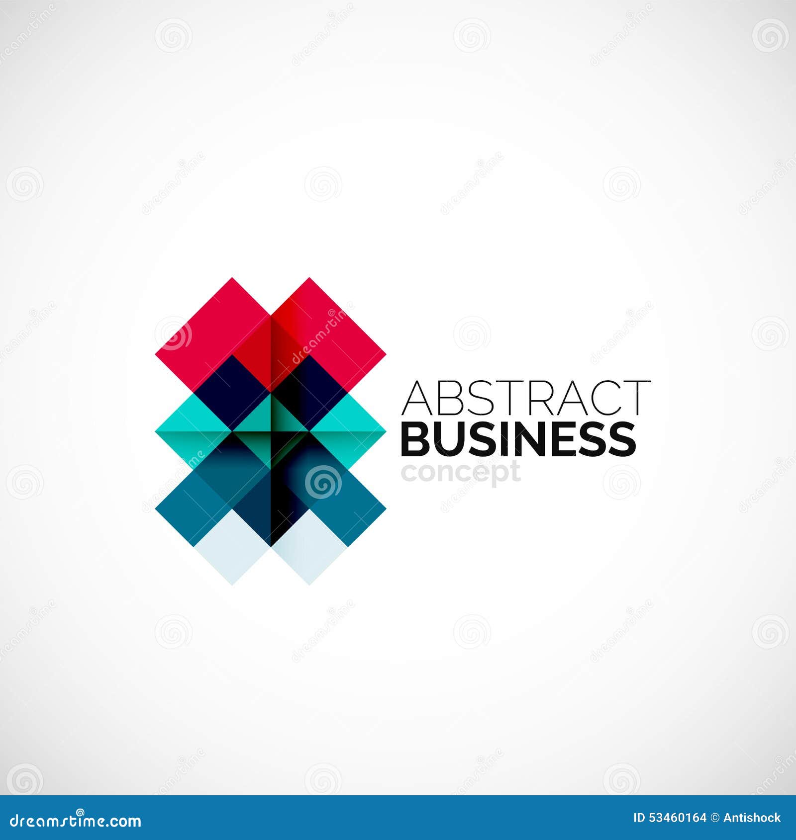 Square Concept, Company Logo Design Element Stock Vector - Illustration ...