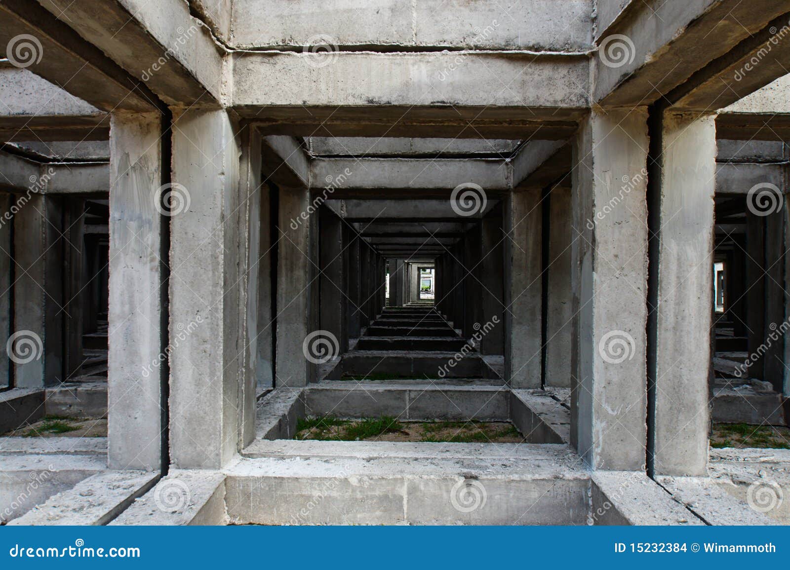 SQUARE CONCRETE stock photo. Image of stack, design, grey - 15232384