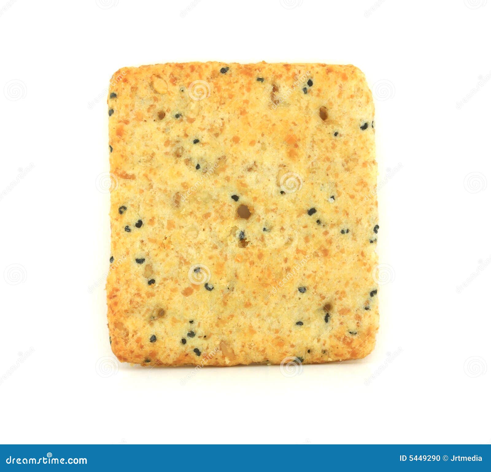 Square cracker stock photo. Image of black, multigrain - 5449290