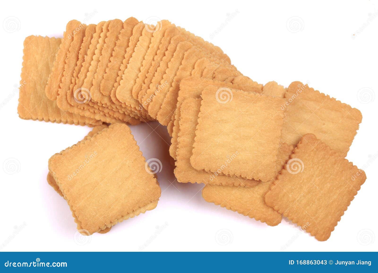 Square cracker stock image. Image of meal, cookie, close - 168863043