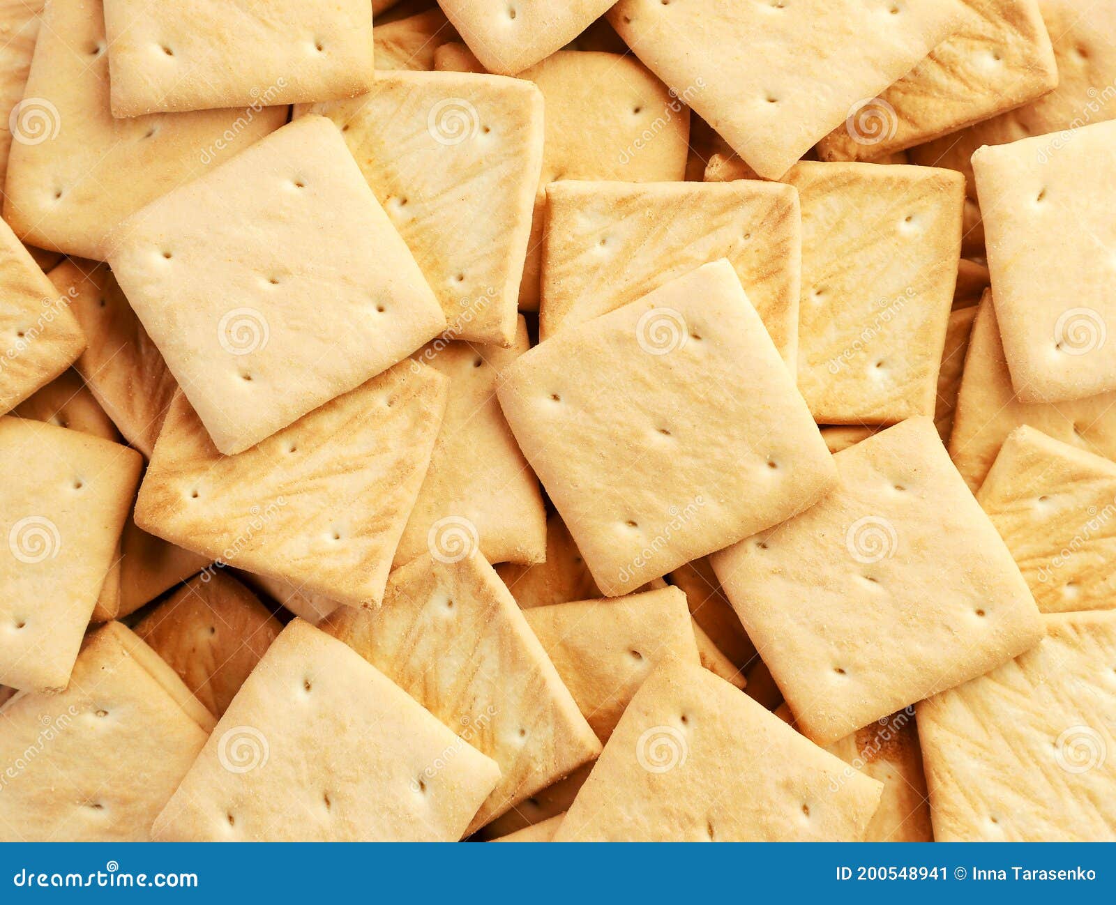 Square Crackers, Crackers Background. the View from Top Stock Image ...