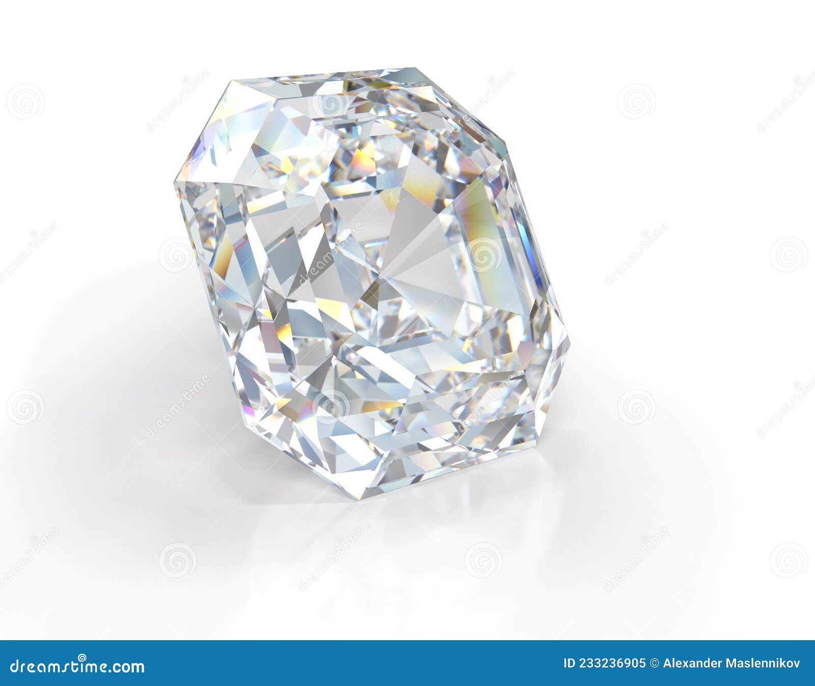 Square cut diamond stock illustration. Illustration of cutting - 233236905