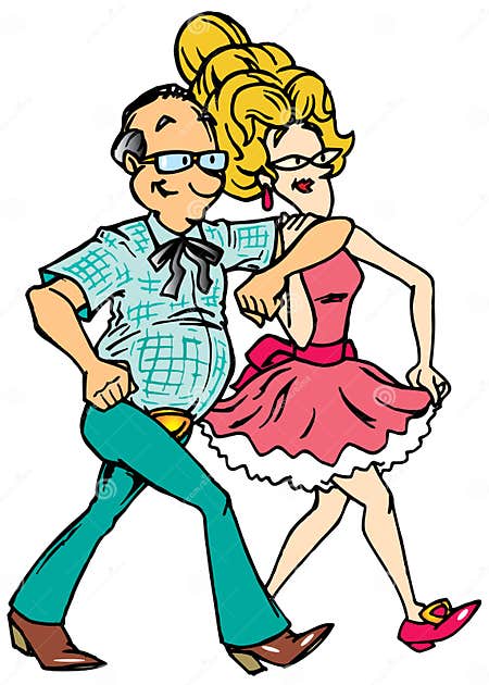 Square Dancing stock vector. Illustration of couple, vector - 5638880