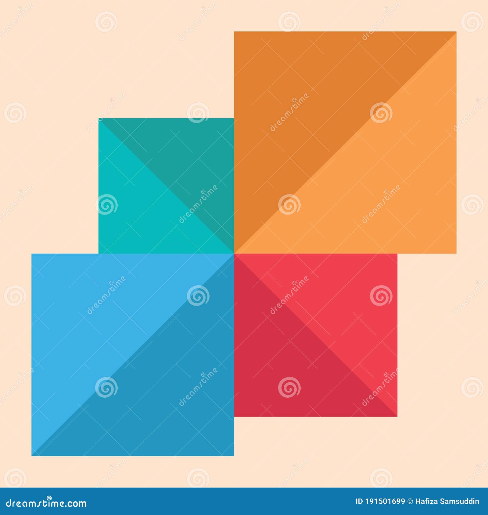 Square Design Element. Vector Illustration Decorative Design Stock ...