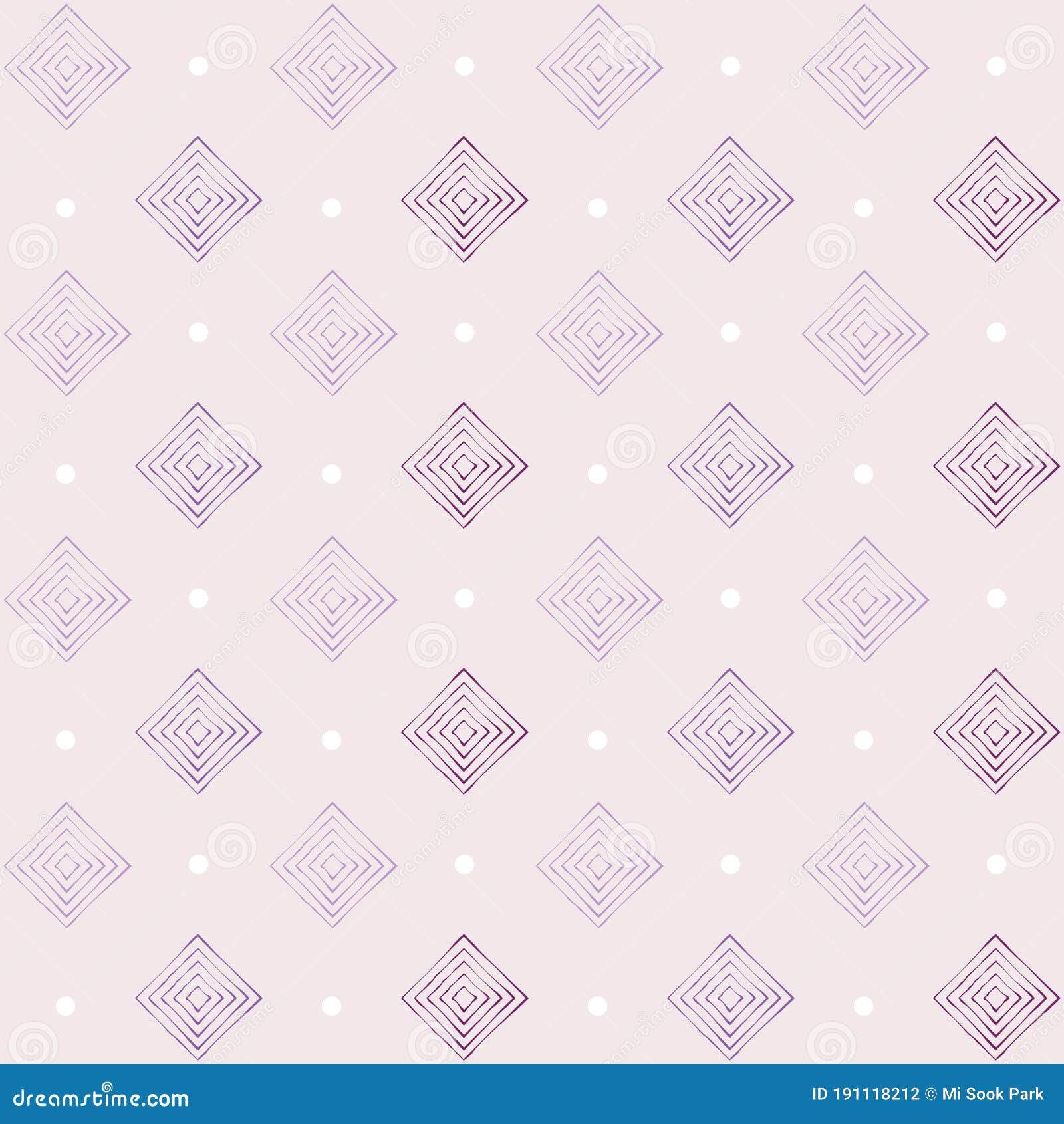 Square Diamond Shape and Dot Seamless Vector Pattern Design Stock ...