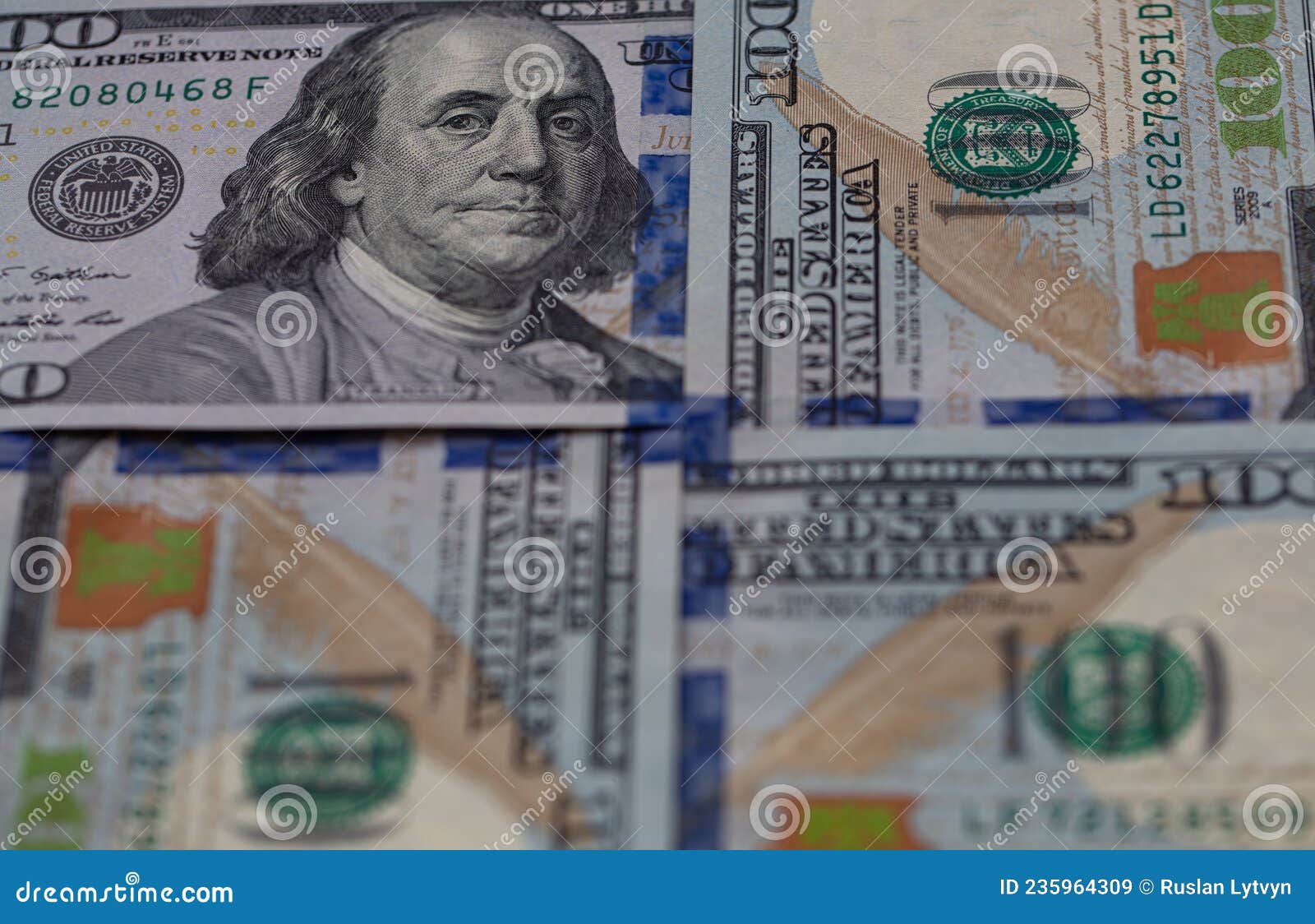 Square of 100 Dollar Banknotes Stock Image - Image of expensive ...