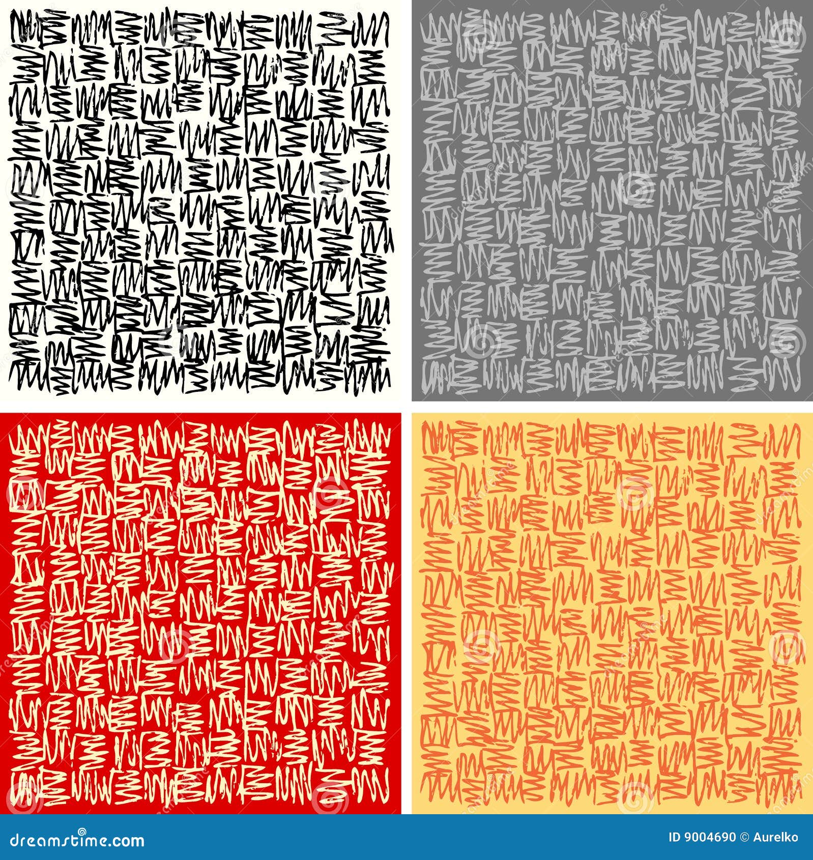 Square doodles stock vector. Illustration of background - 9004690