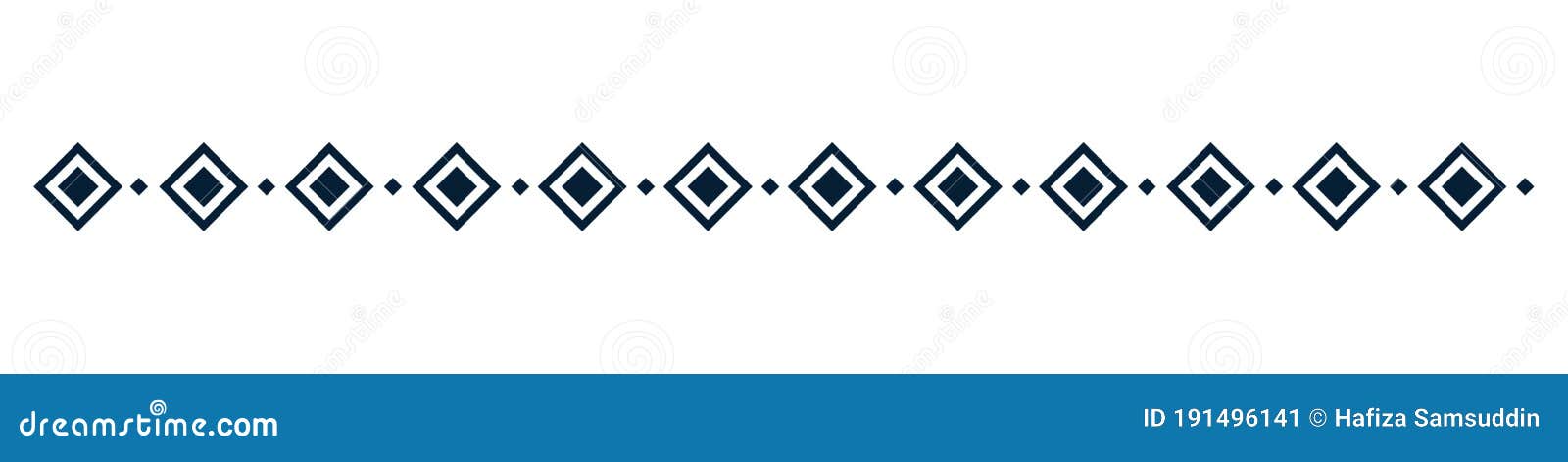 Square Dotted Pattern Border Design. Vector Illustration Decorative ...