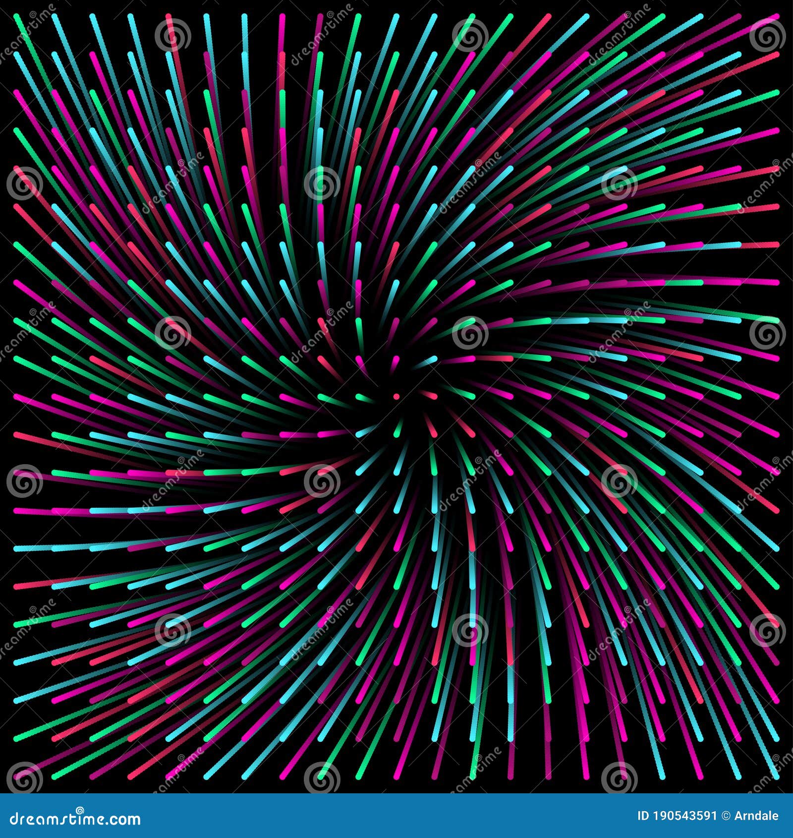 Square Dotted Pattern. 3D Effect Vector Illustration Stock Vector ...