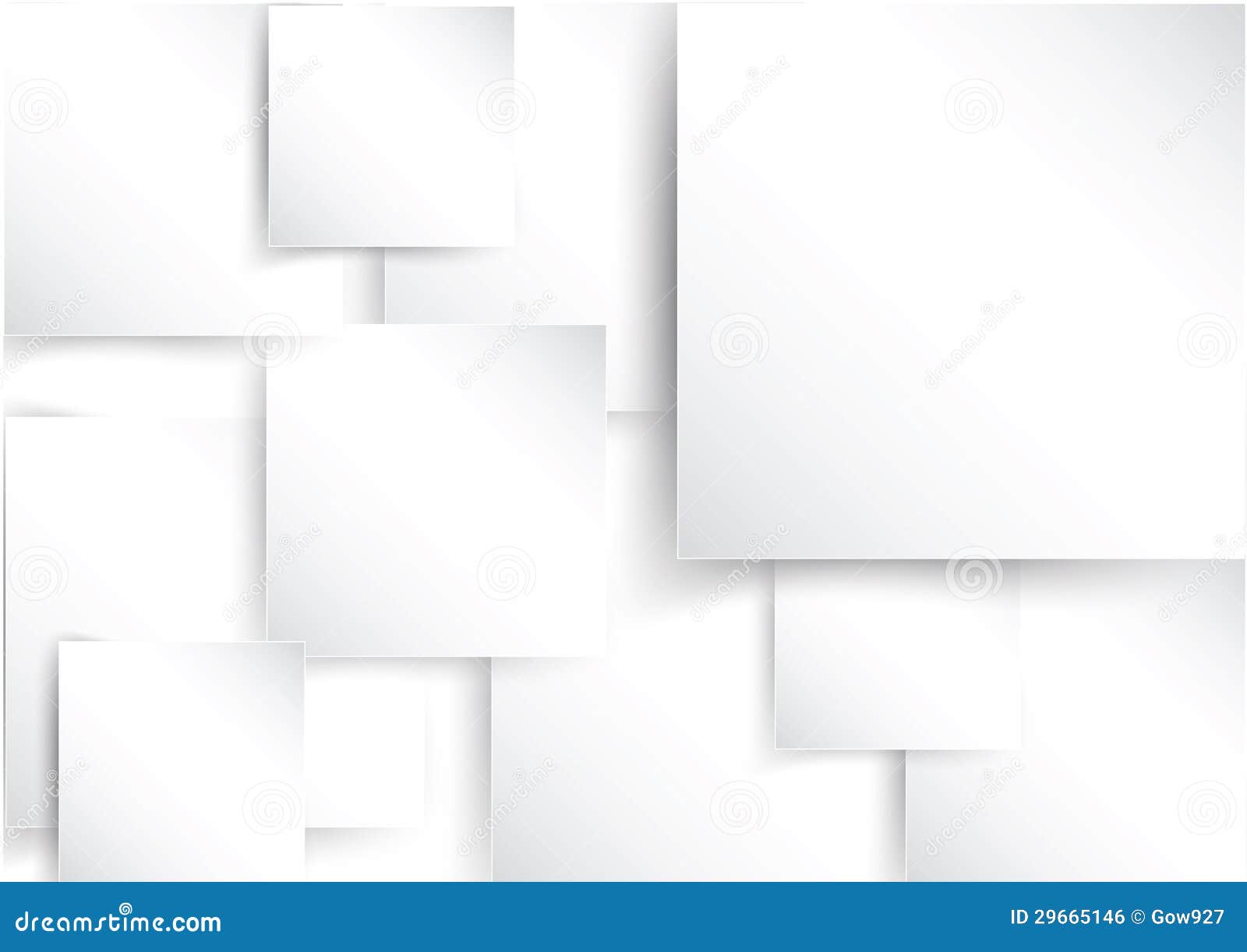 Square Element On White Paper With Shadow Royalty Free Stock Image ...