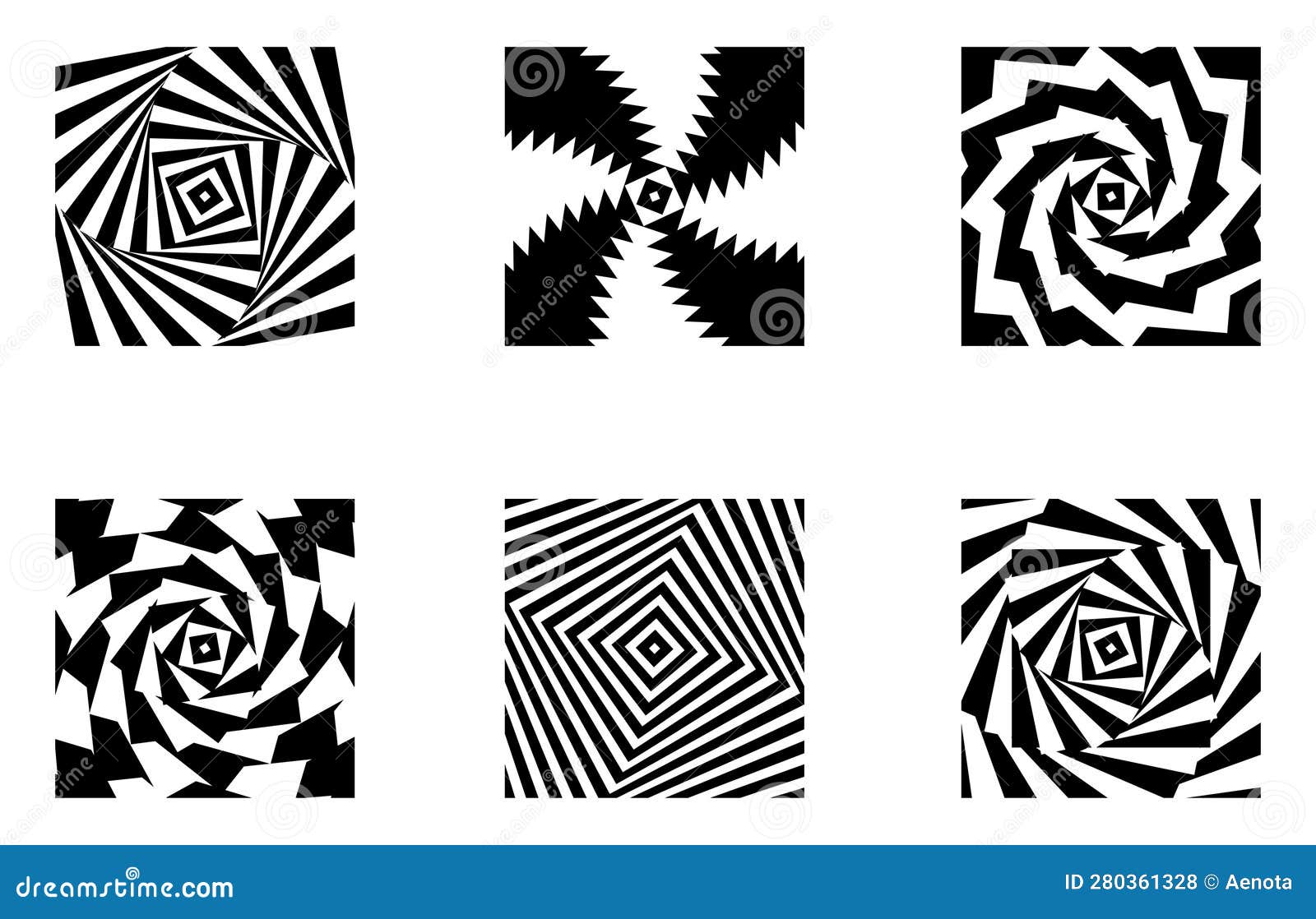 Square Elements for Design Project - Vector Set Stock Vector ...