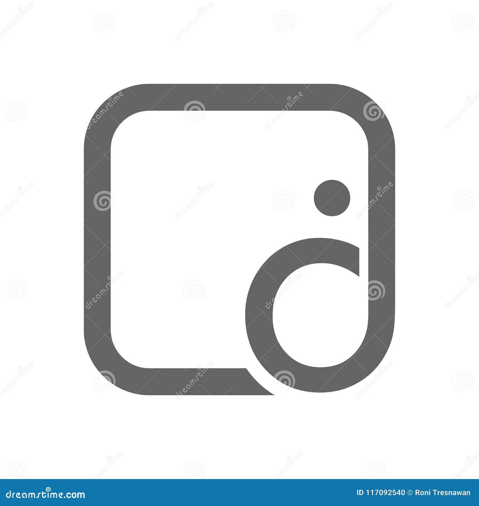 Square Elephant Custom Letter D Symbol Logo Design Stock Vector ...