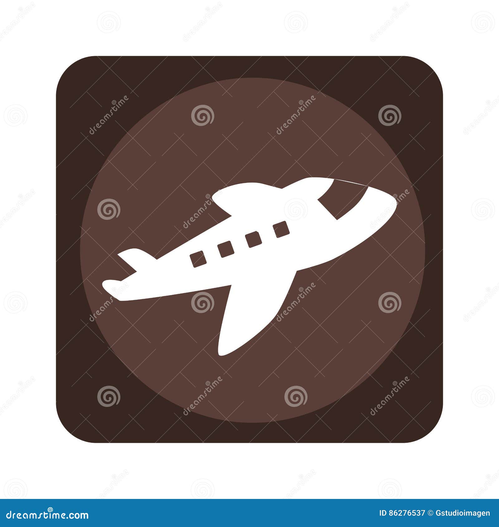 Square Airplane Project Icon Vector Collage | CartoonDealer.com #179688007