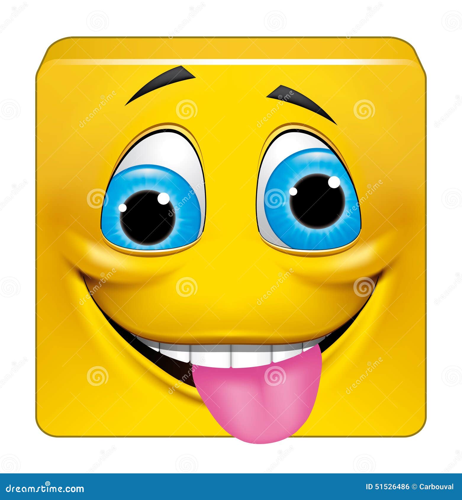 Square Emoticon Crazy Stock Illustrations – 327 Square Emoticon Crazy ...