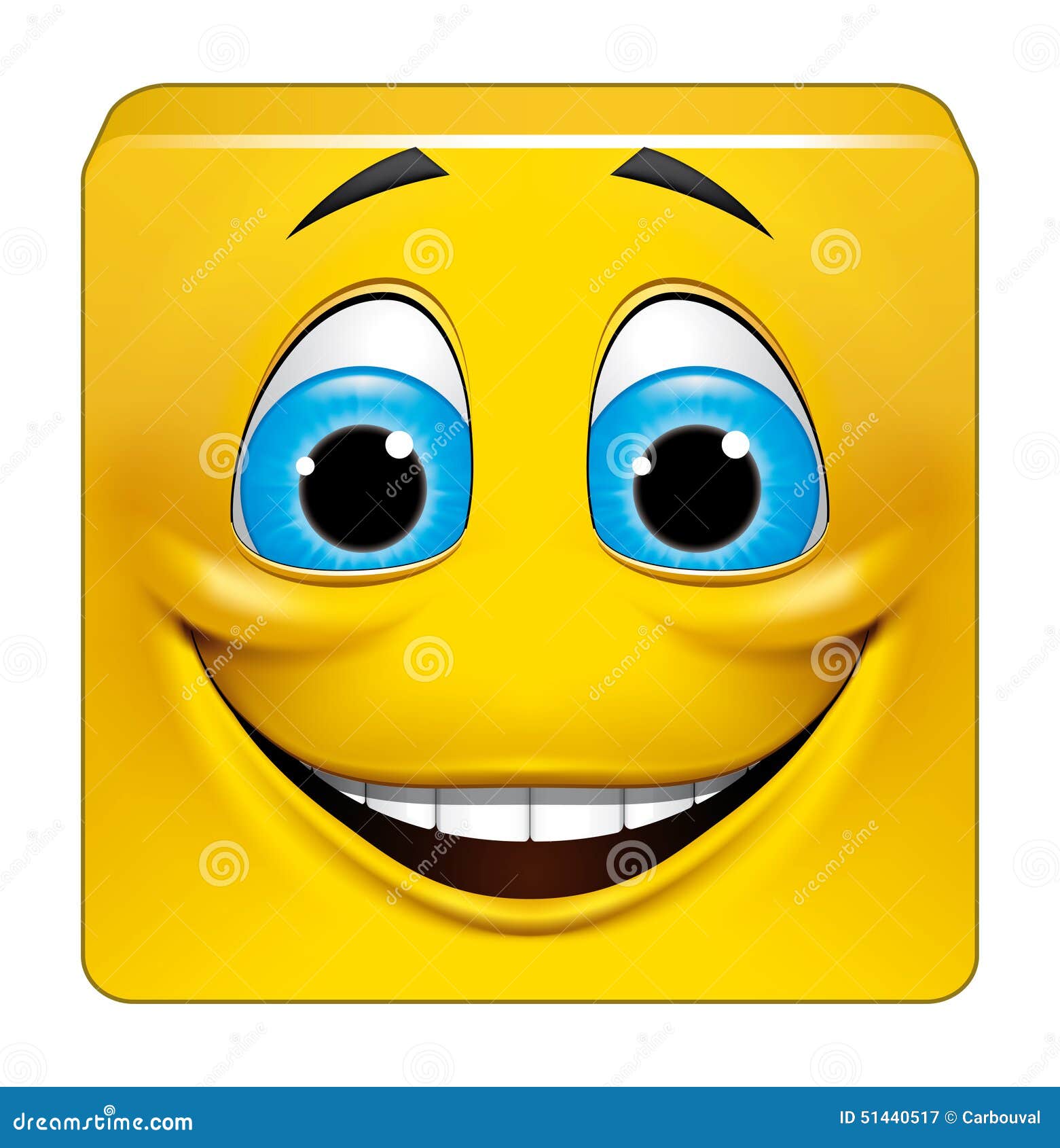 Square Emoticon Smiling Stock Illustrations – 580 Square Emoticon ...