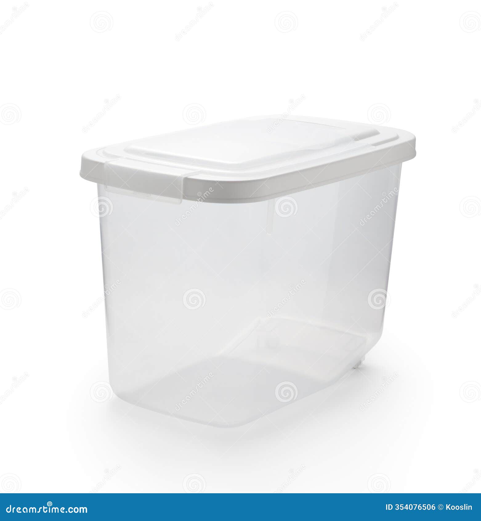 Square Empty Plastic Bucket Stock Photo - Image of storage, background ...