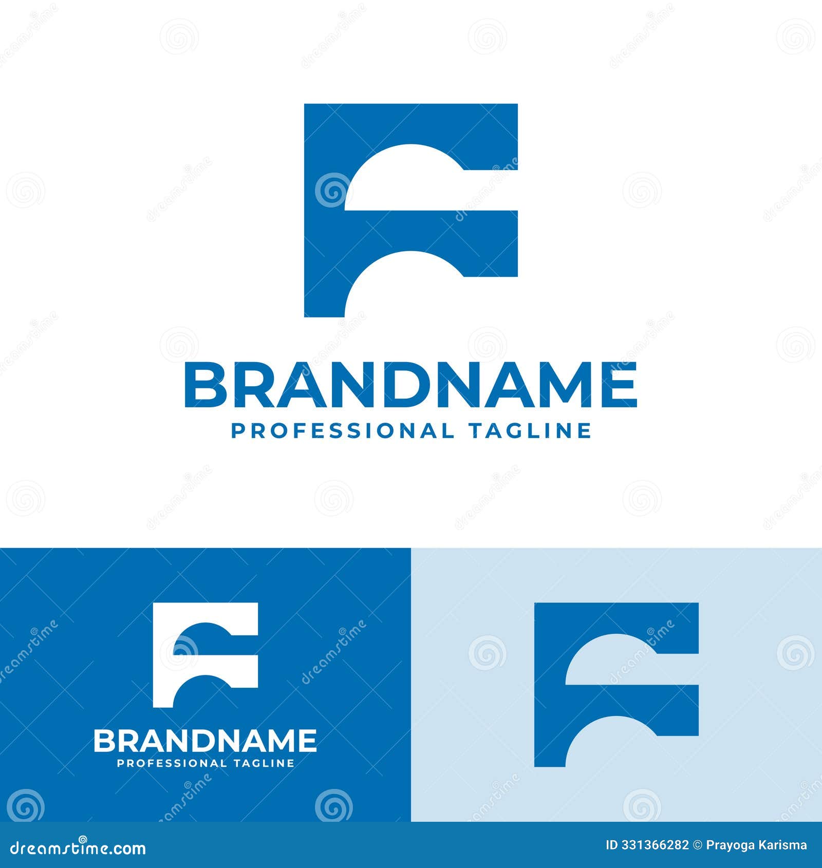 Square F Logo, Suitable for Any Business with F Initial Stock ...