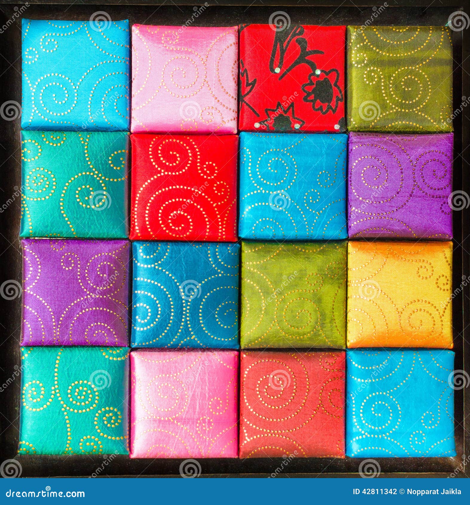 A Square, Fabric Texture Collection and Background Stock Photo - Image ...