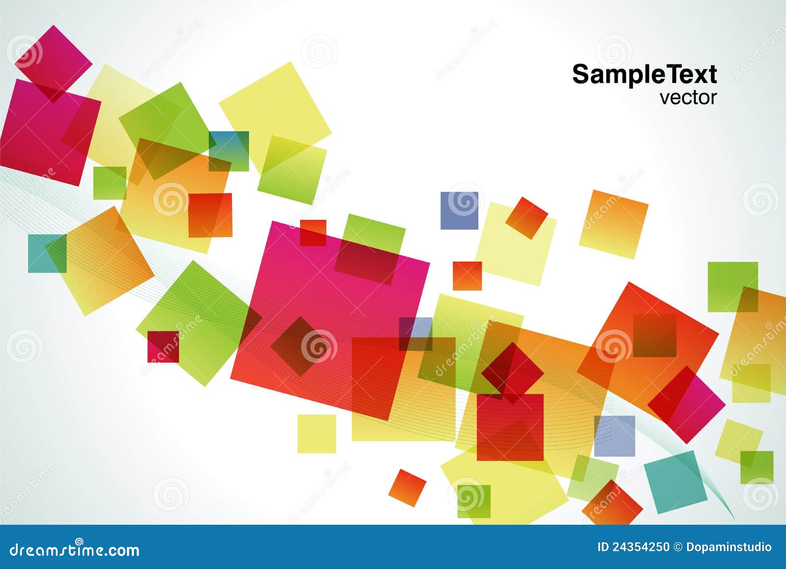 Square falling stock vector. Illustration of curve, digital - 24354250