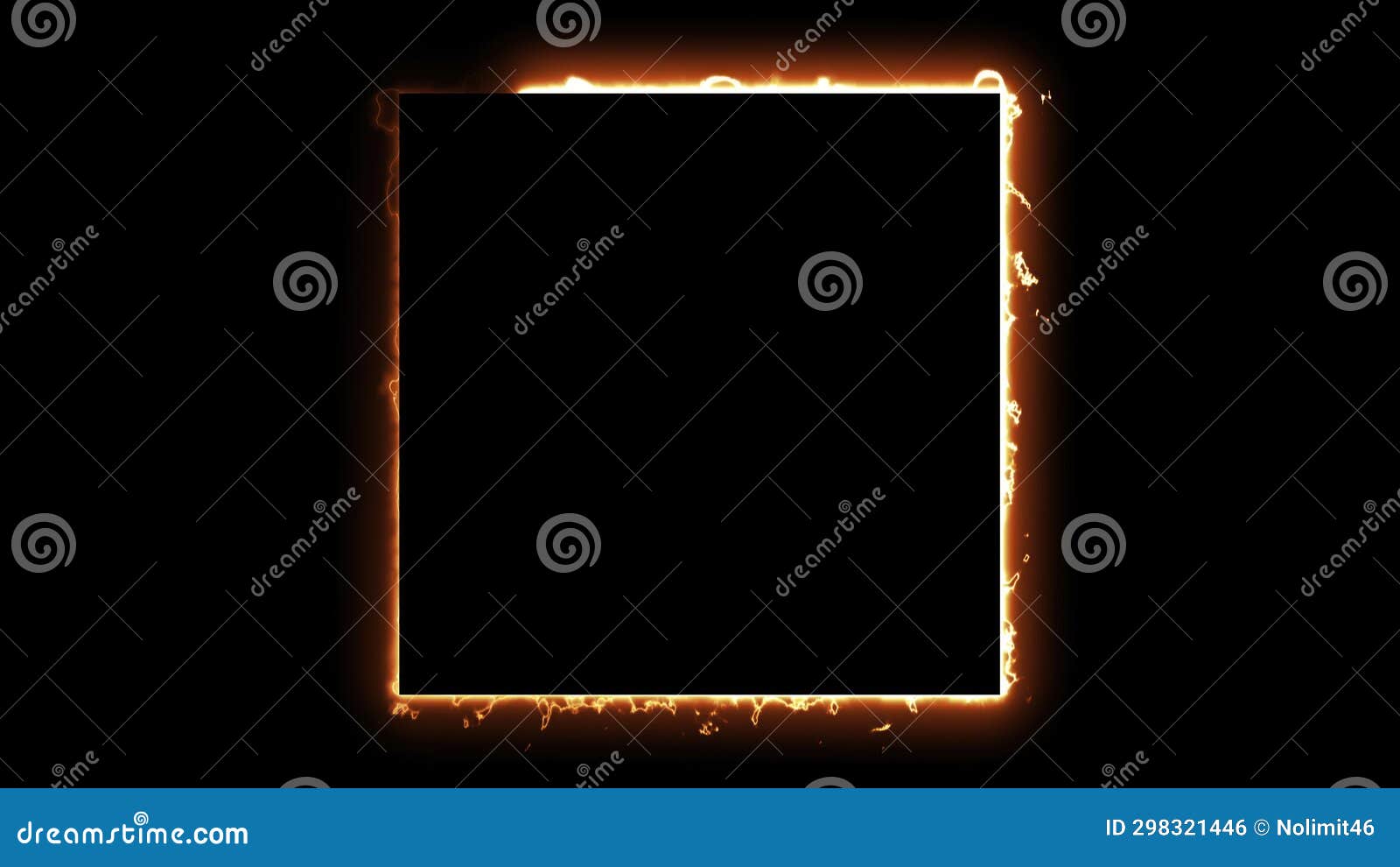 Square Fire Energy stock illustration. Illustration of square - 298321446