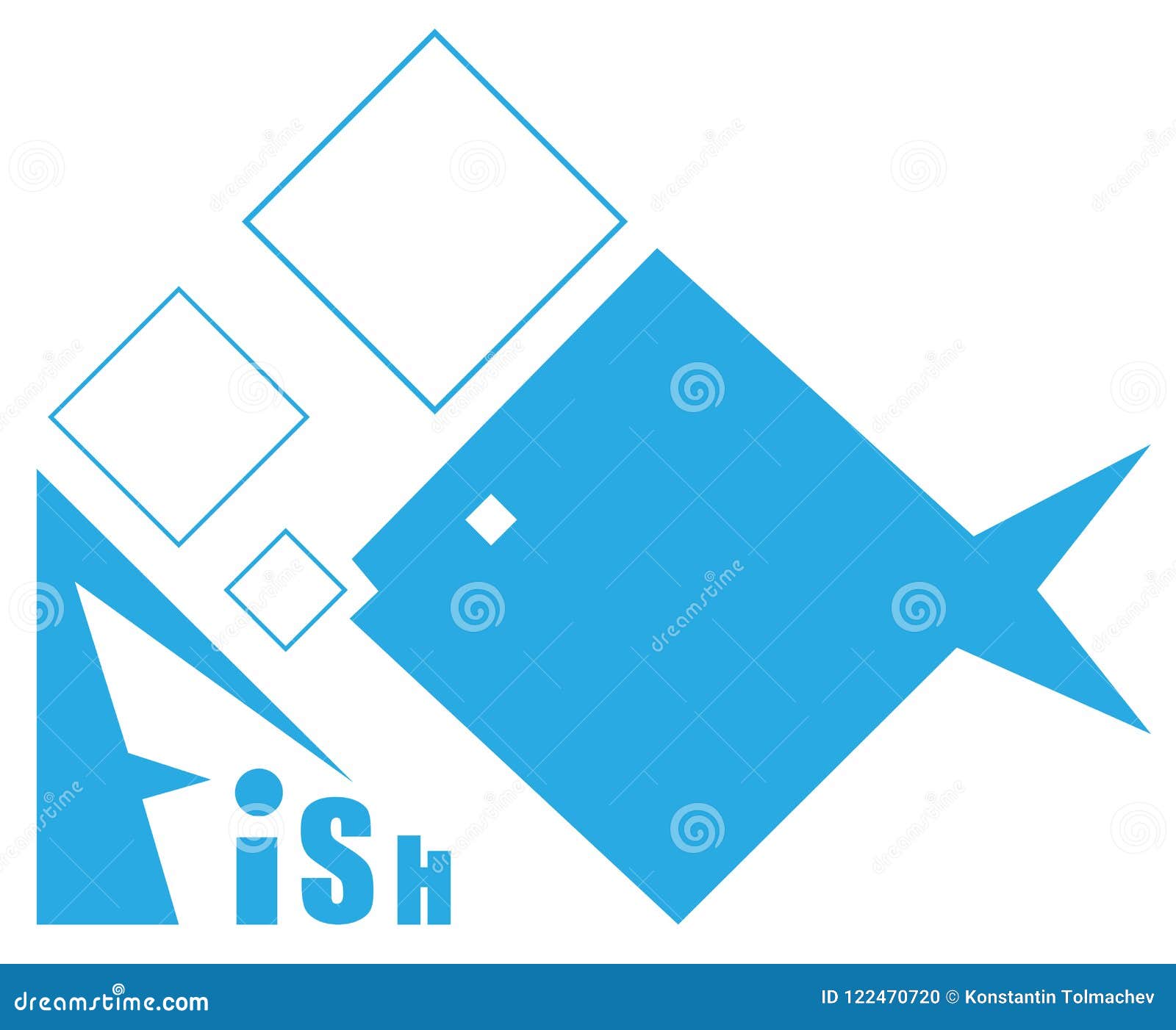 Square Fish Royalty-Free Stock Image | CartoonDealer.com #14568496
